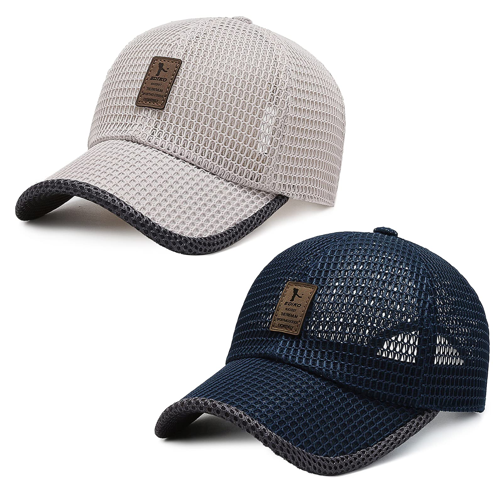 Shawhere Unisex Breseable Full Mesh Hat、Summer Mesh Baseball Cap ...