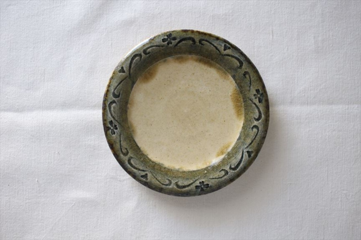 マルヤマウエア｜4寸皿 絞手b | UTSUWA11