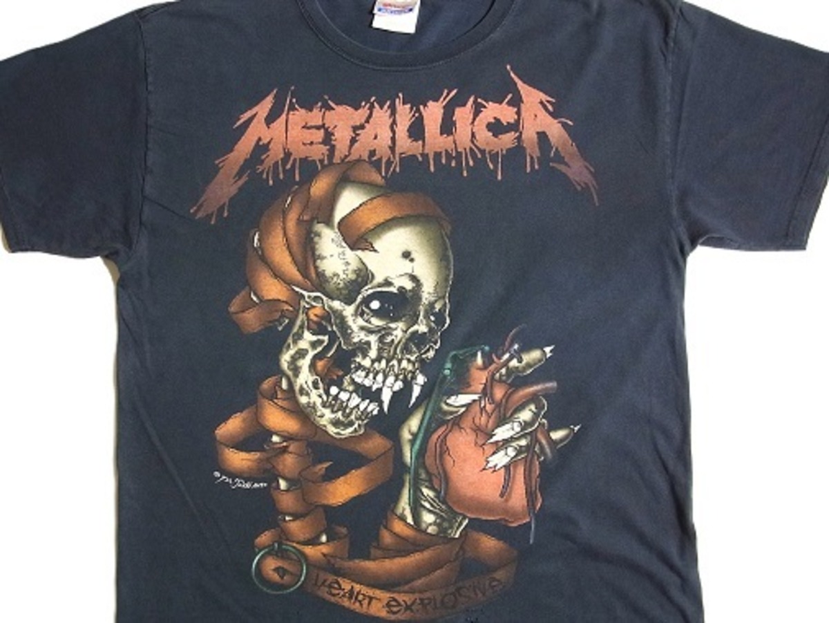 00's METALLICA HEART EXPLOSIVE PUSHEAD メタリカ パスヘッド Tシャツ | CYCLONE