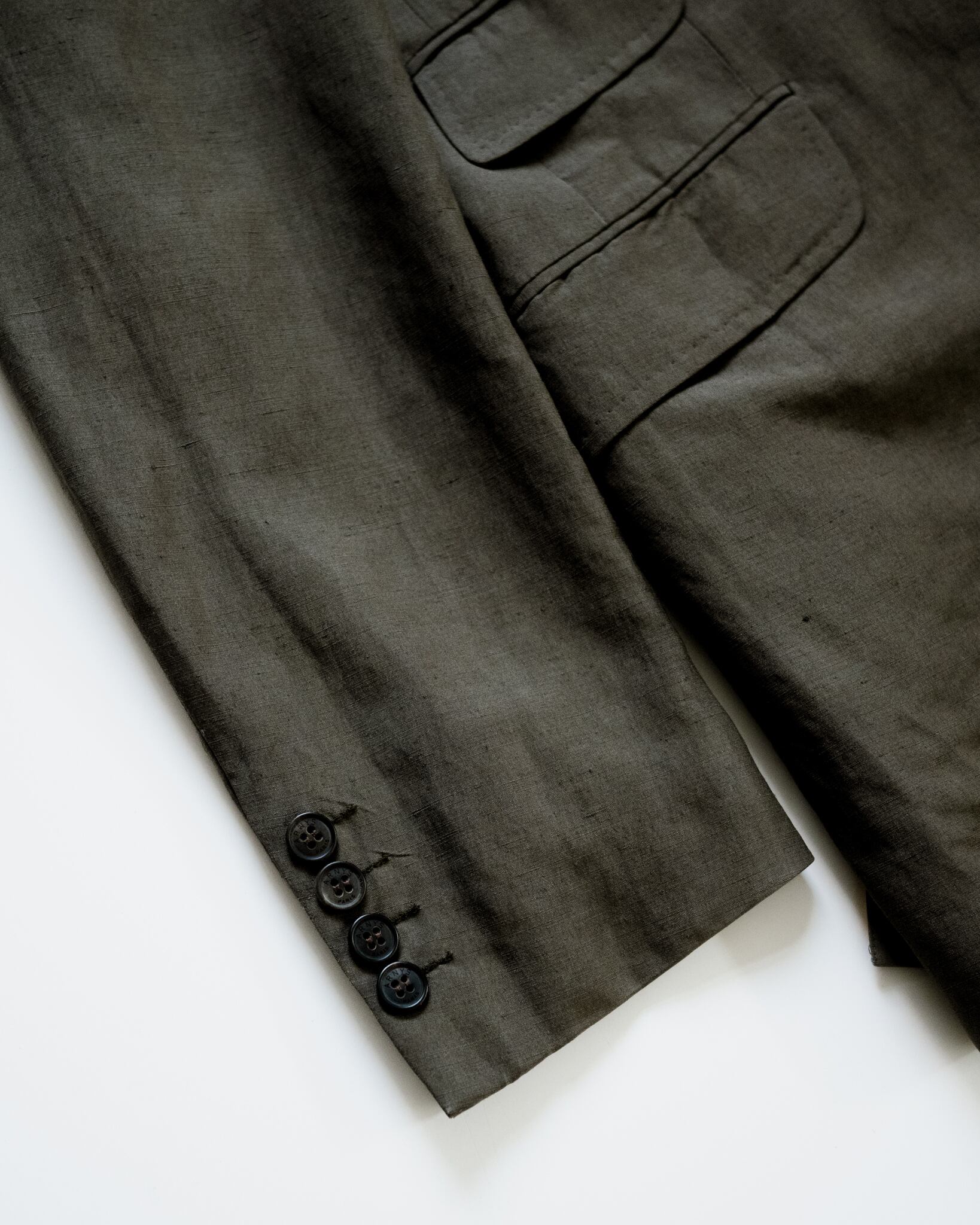 [00's] "ARNYS PARIS" Linen Silk Single Superfine Cloth 3 Button ...