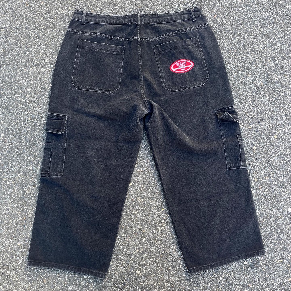 WAKE JEANS - Black cargo pants W40 | 鼎埜商店