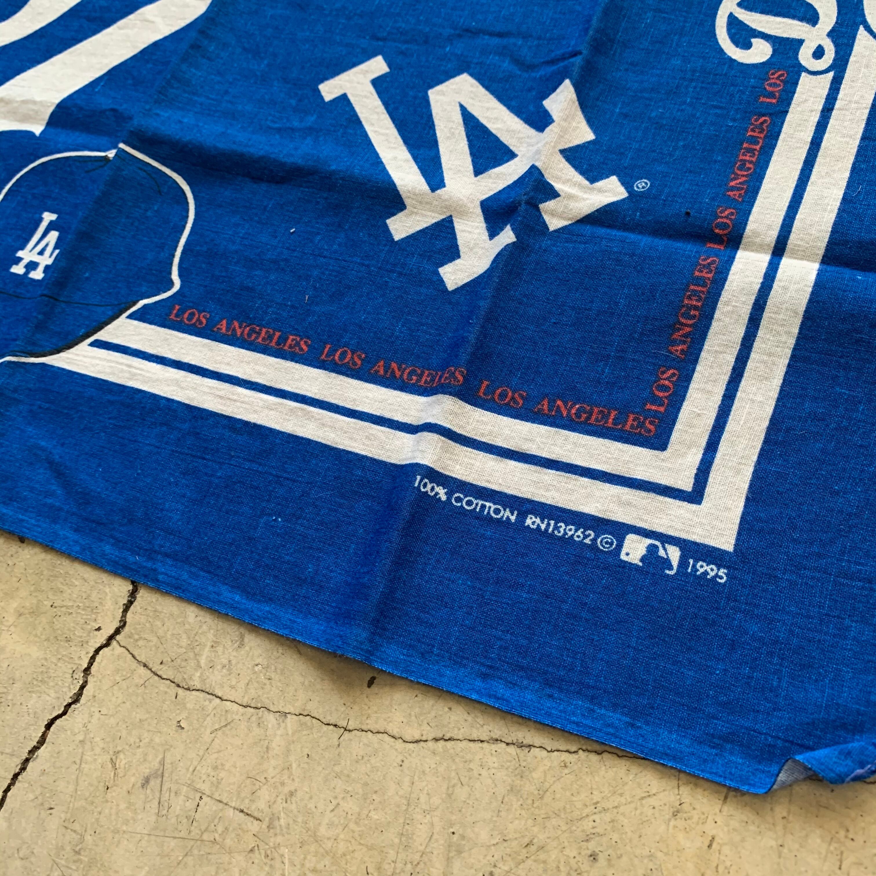 1995 MLB Bandana Made in USA "Los Angeles dodgers" | Rei-mart