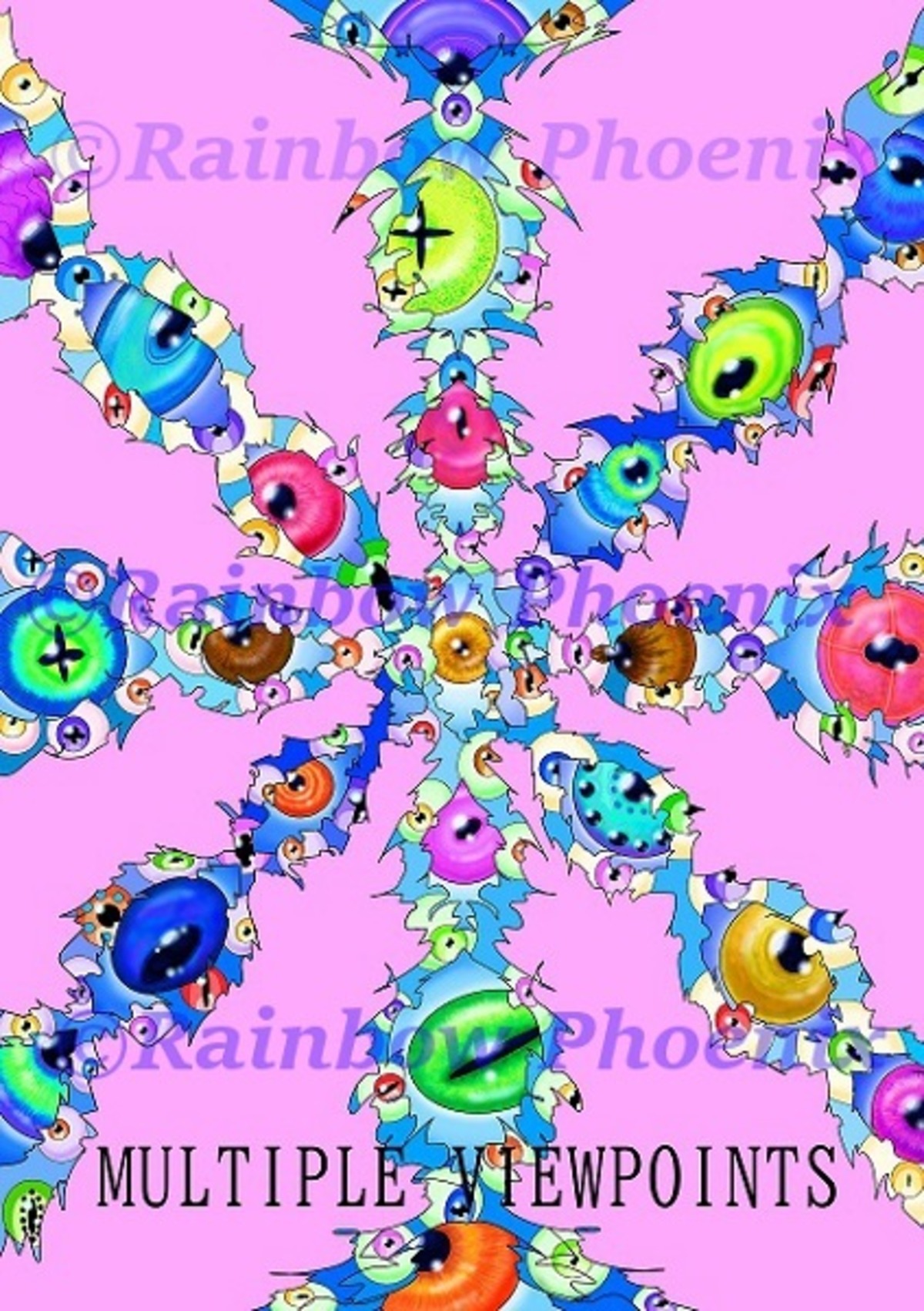 MULTIPLE VIEWPOINTS 5 (b) 1280px | Rainbow Phoenix Studio