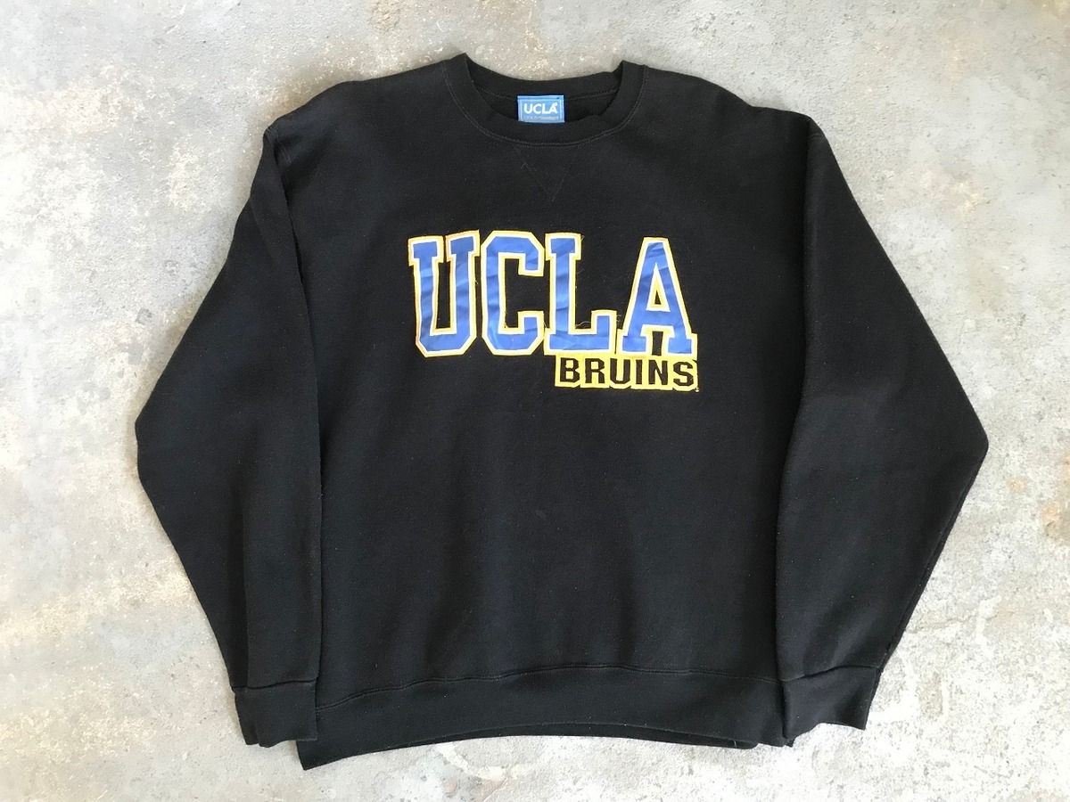 90s UCLA GOLD Standard sweat top MADE IN USA | AFTER DARK