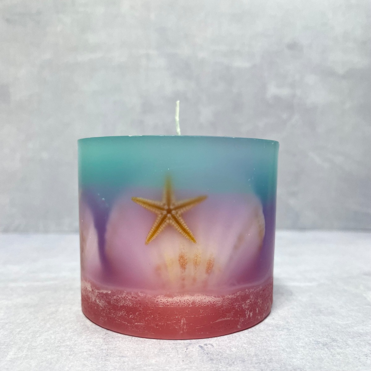 OCEAN CANDLE Ssize キャンドル【プルメリアの香り】 | timtomcandle ハンドメイドキャンドル