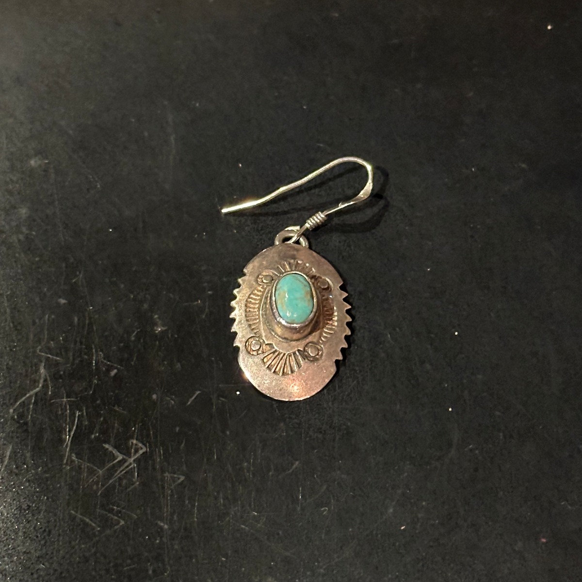 SILVER925 NATIVE DESIGN TURQUOISE EARRINGS/シルバー/ピアス | maryland_accessories