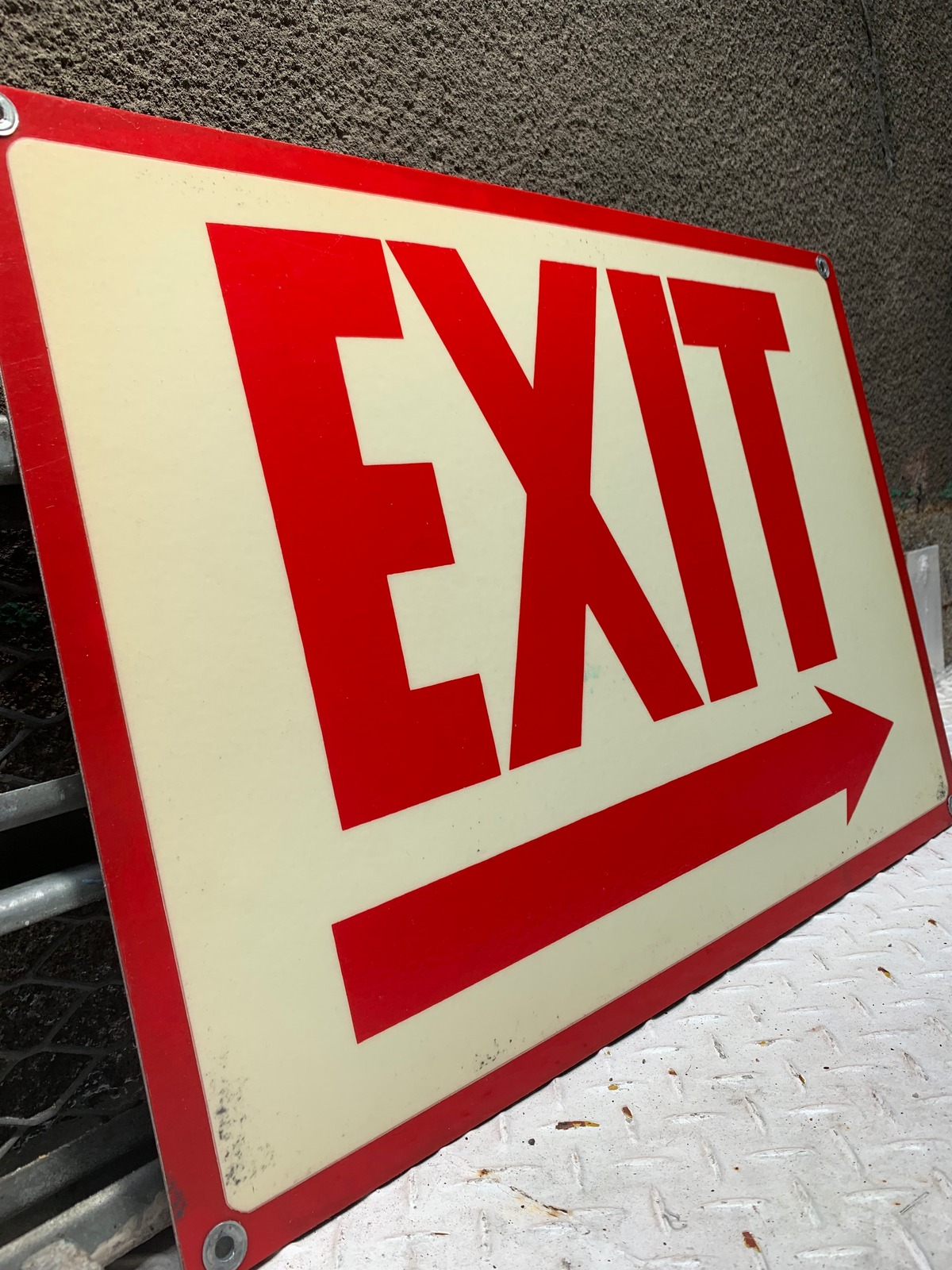 サインボード アメリカ直輸入 EXIT | palmgarage