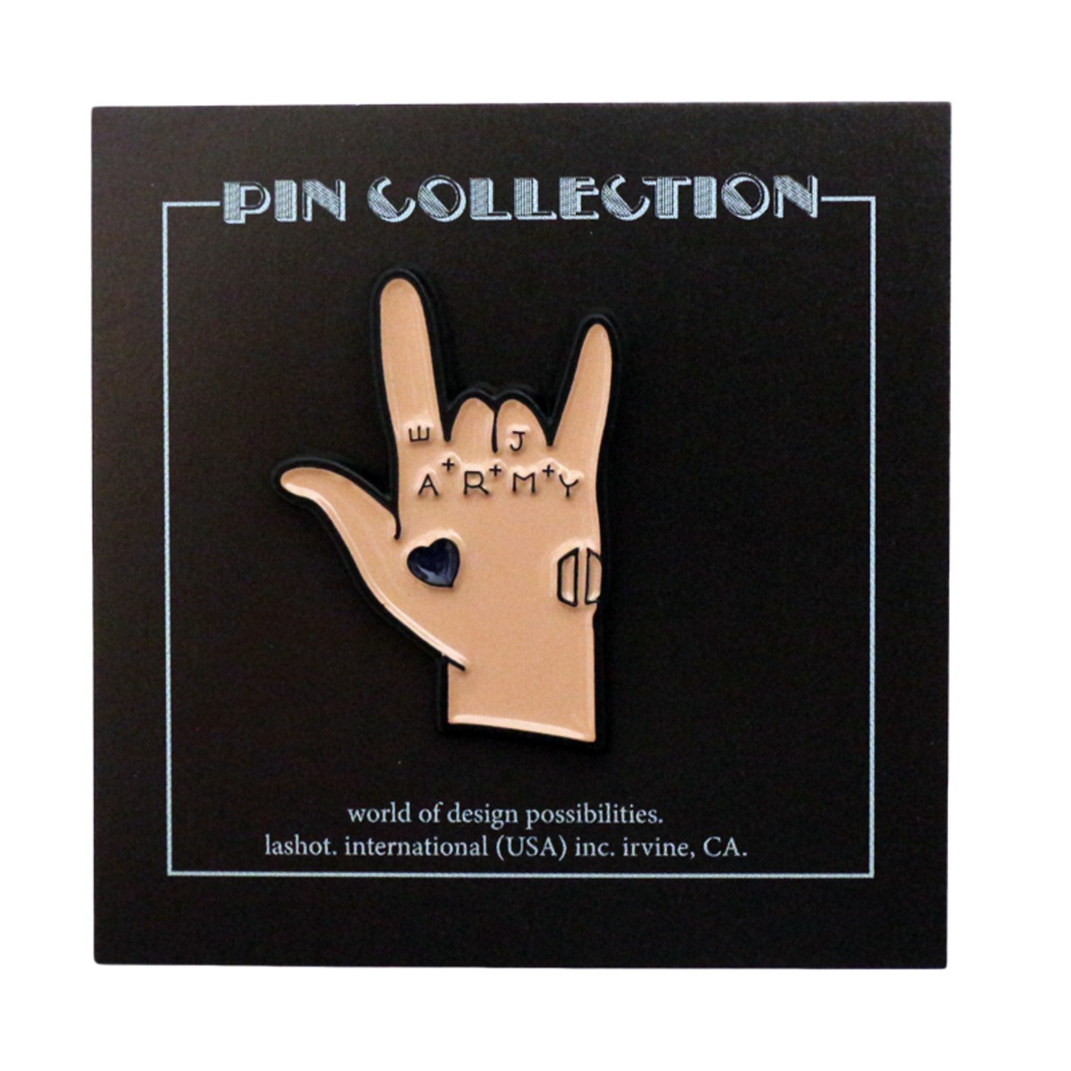 Pin Collection BTS ARMY Jung Kook Tattoo Hand Pin Badge Brooches | mingus