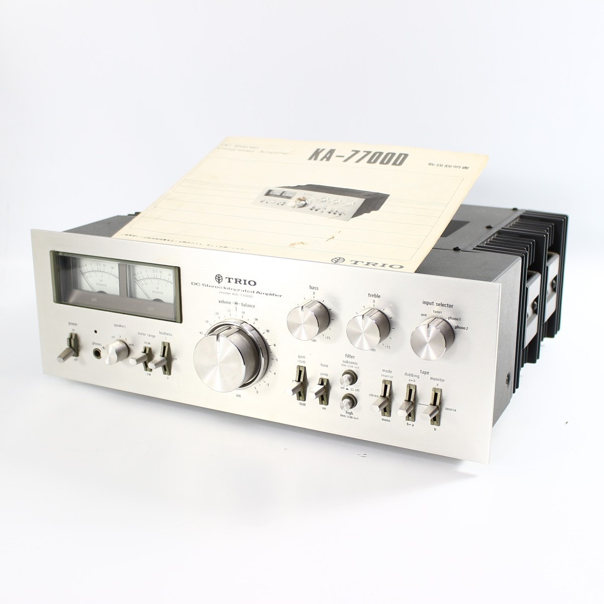 TRIO｜KA-7700D｜プリメインアンプ｜トリオ｜JVCケンウッド｜230531 | KUROMINET STORE BASE店