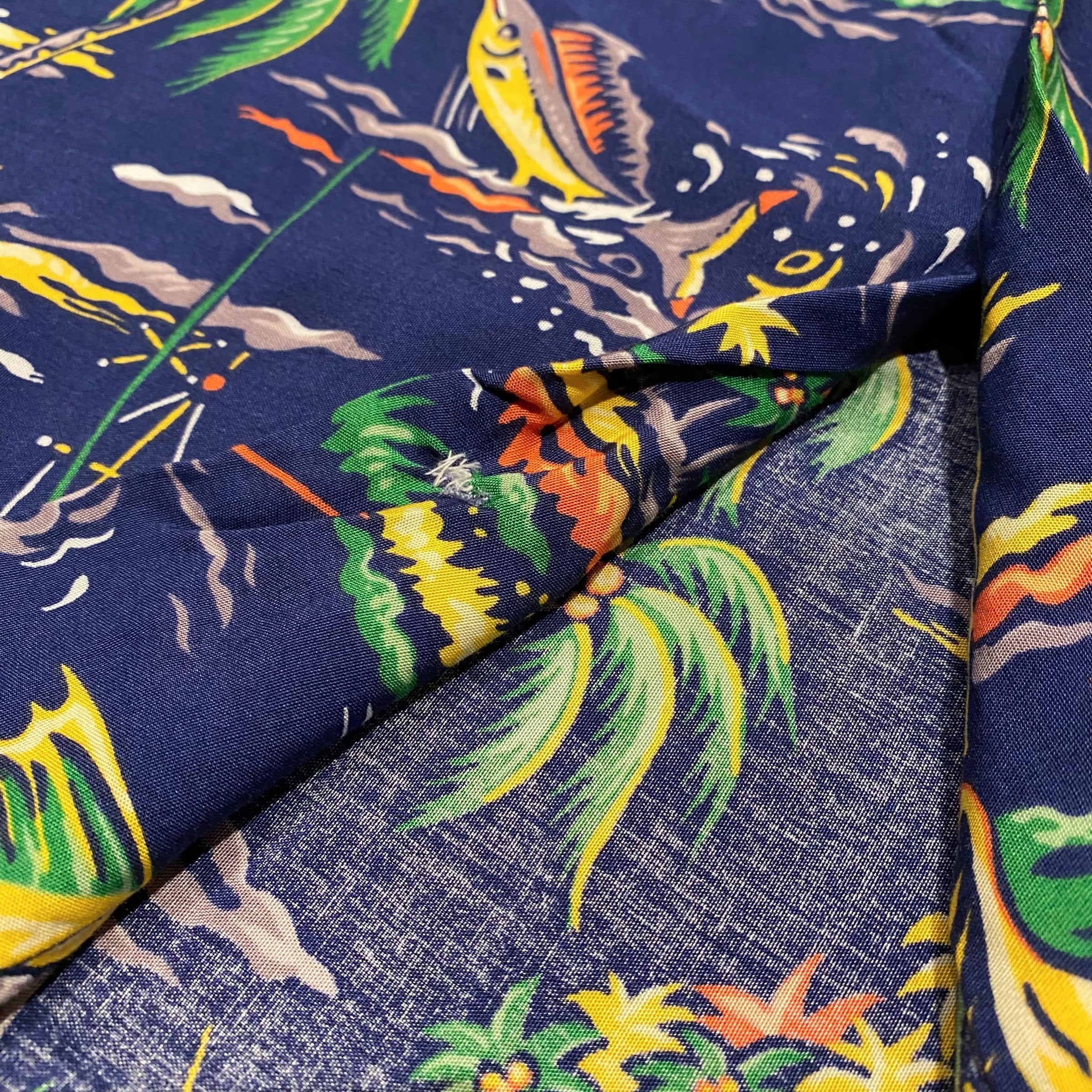 90's Polo Ralph Lauren CALDWELL Rayon Hawaiian Shirt LL 90's Polo Ralph Lauren CALDWELL Rayon Hawaiian Shirt LL