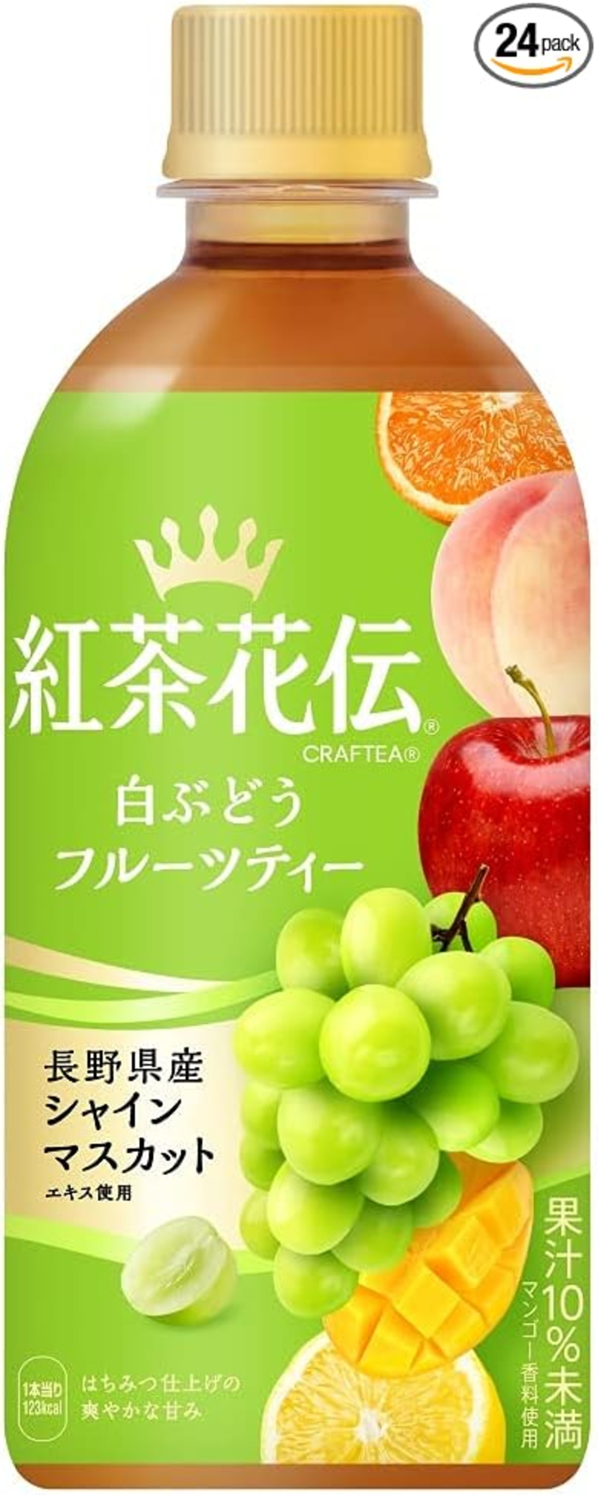 コカ・コーラ 紅茶花伝 クラフティー 白ぶどうフルーツティー 440mlPET×24本1 | hero01