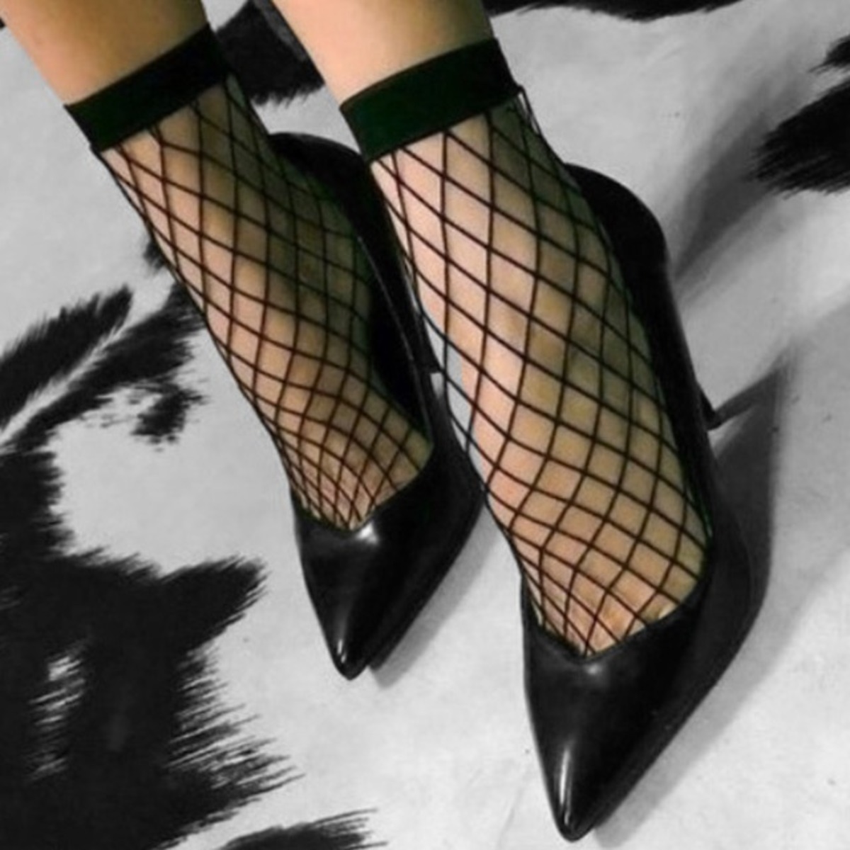 【即納／再入荷】Fish net short socks | SHAKES_the_clothes