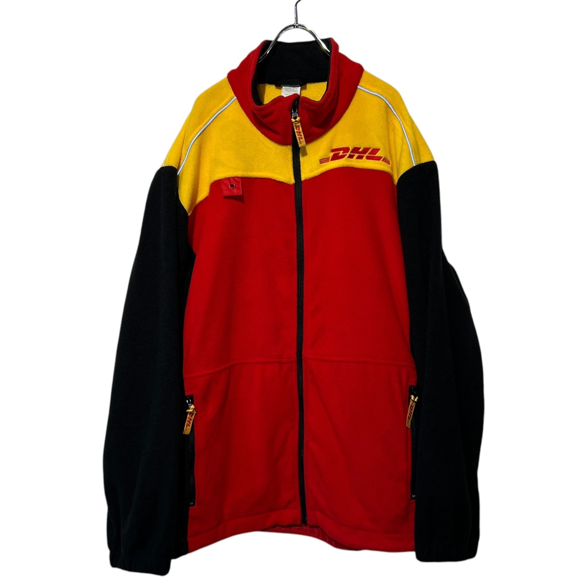 00s DHL zip up fleece jacket | O.U.T.Tokyo