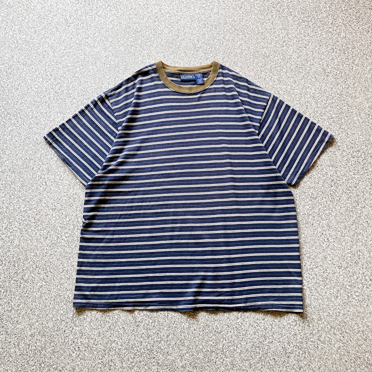 90's puritan multi border tee | HeLa