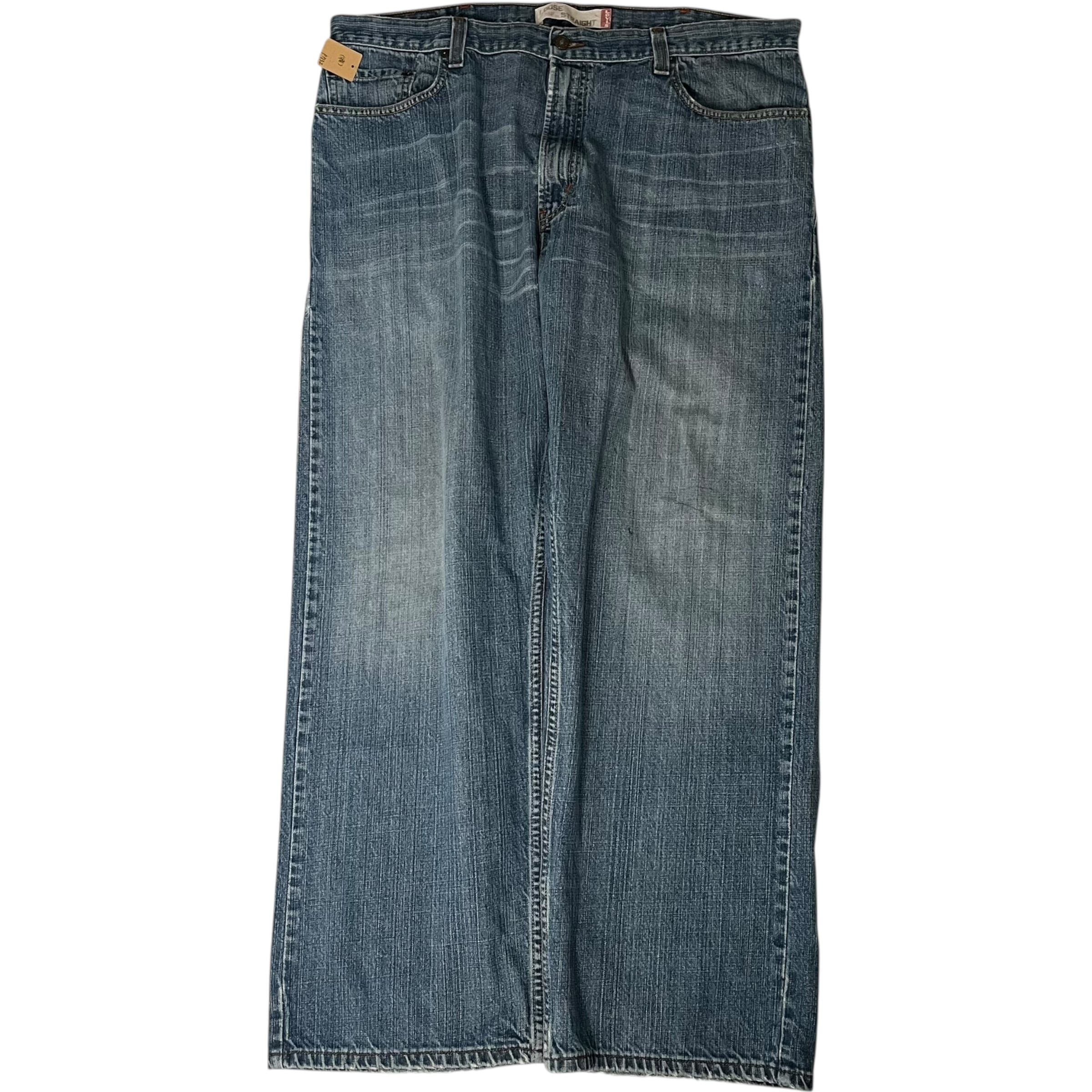 【W40×L32】Levi's569 デニムパンツ 革パッチ | 古着屋OLDGREEN