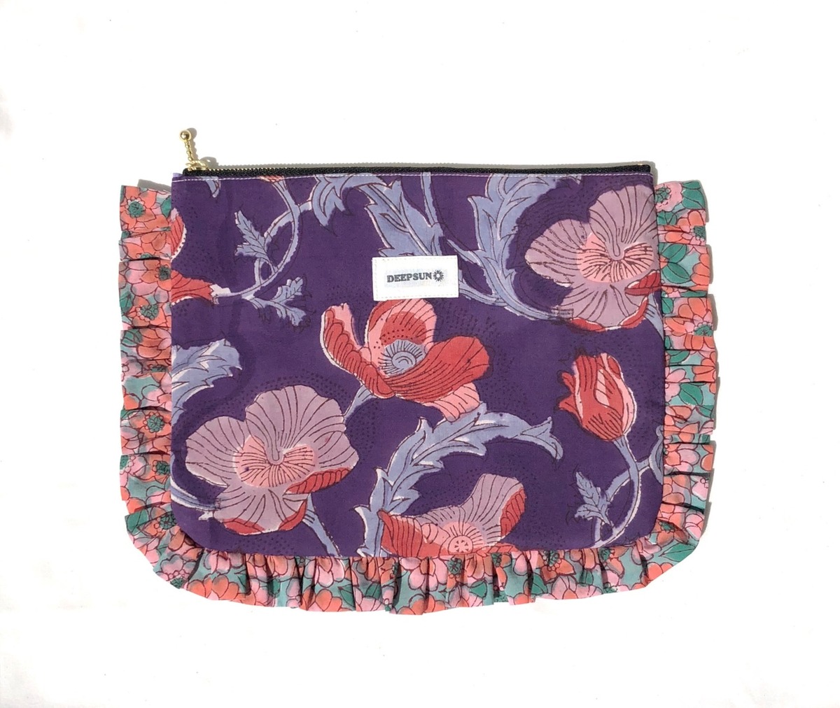 大きめフリルポーチ 02 | DEEPSUN for tribal fusion style bellydance