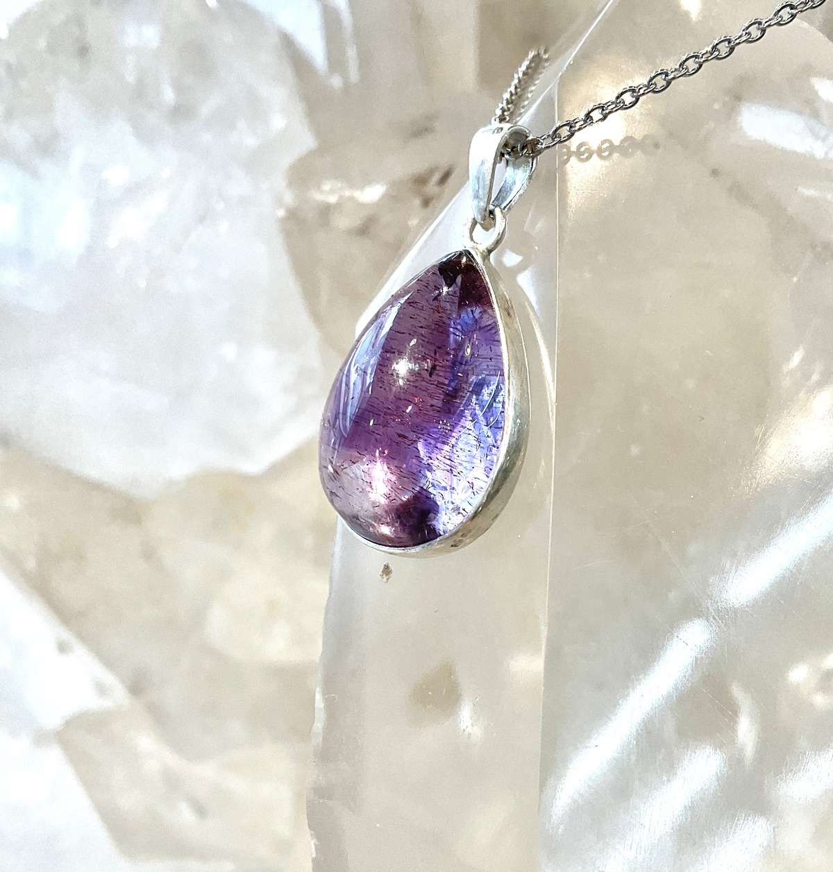 エネルギー強化！スーパーセブン・セイクリッドセブン ペンダントトップ 002 | AMERI 自由が丘店 天然石・パワーストーン・ペンデュラム