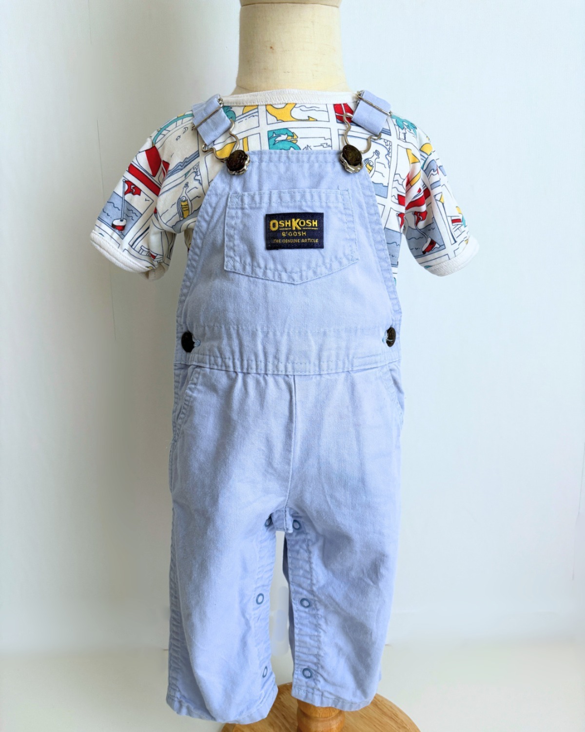 【18m・vintage】USA製 oshkosh オーバーオール | woohoo