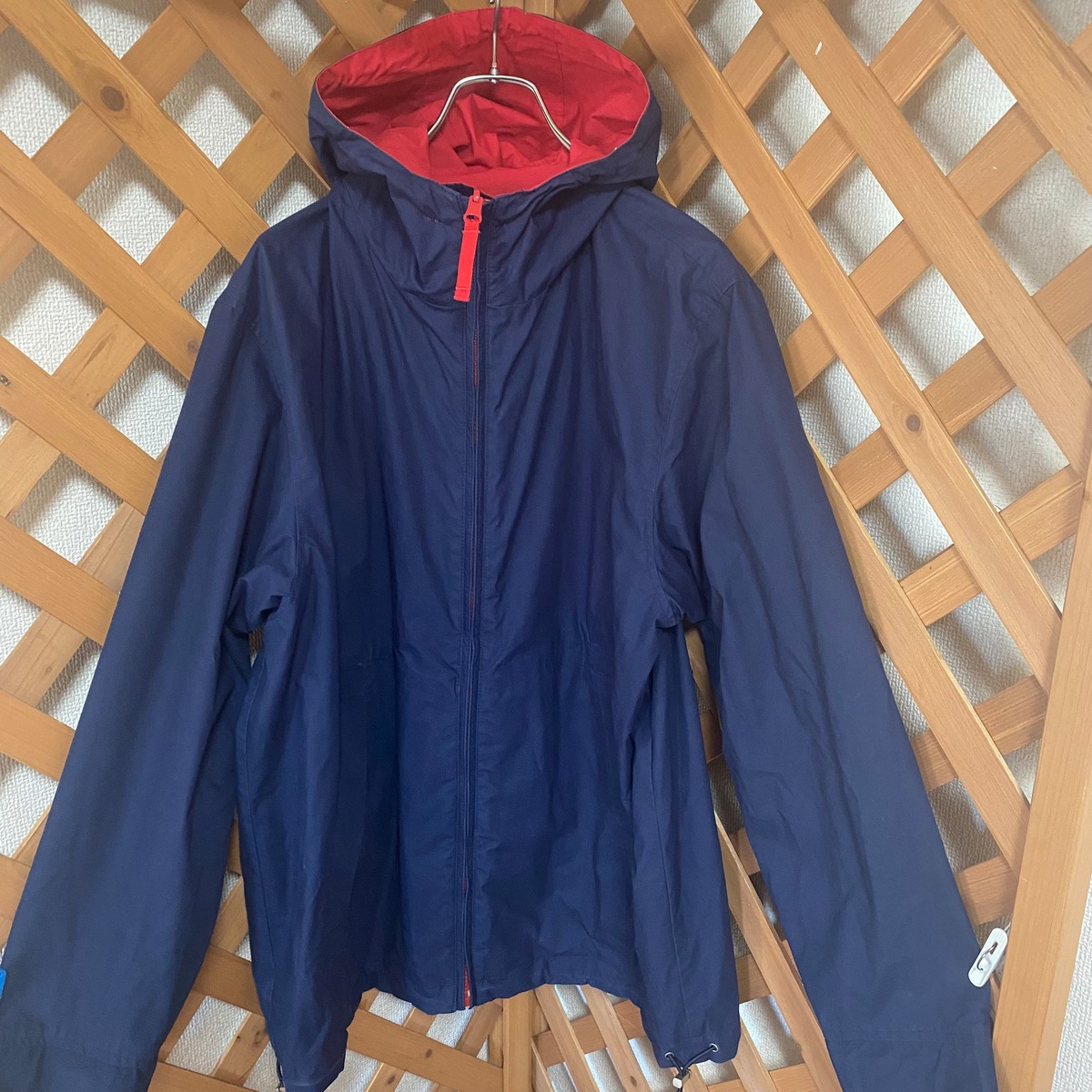 ポロ ラルフローレン リバーシブル マウンテンパーカ 90s ネイビー レッド | LUCKY BASE 古着屋