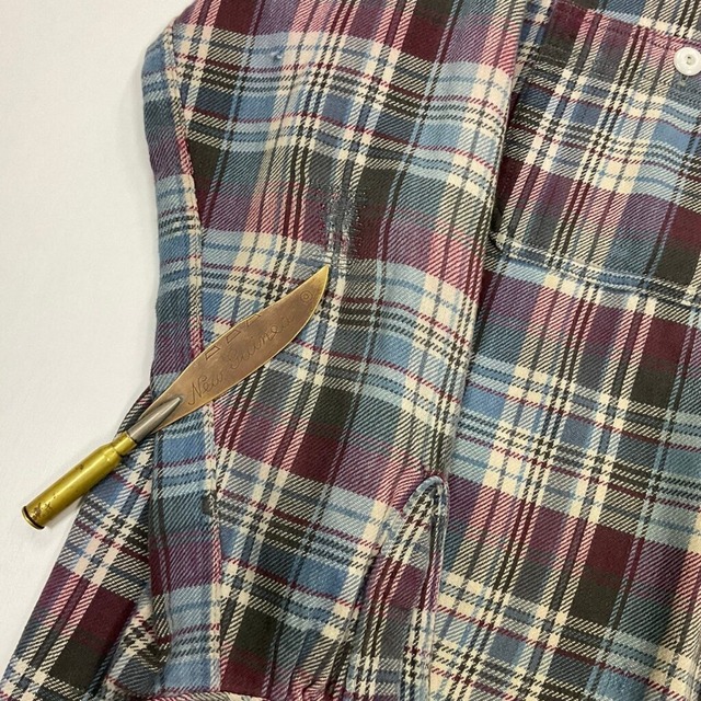 40s "Montgomery Ward" Flannel Shirts | Pigsty Amemura