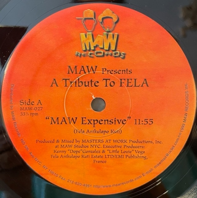 MAW "A Tribute To Fela" 12" | EAD RECORD