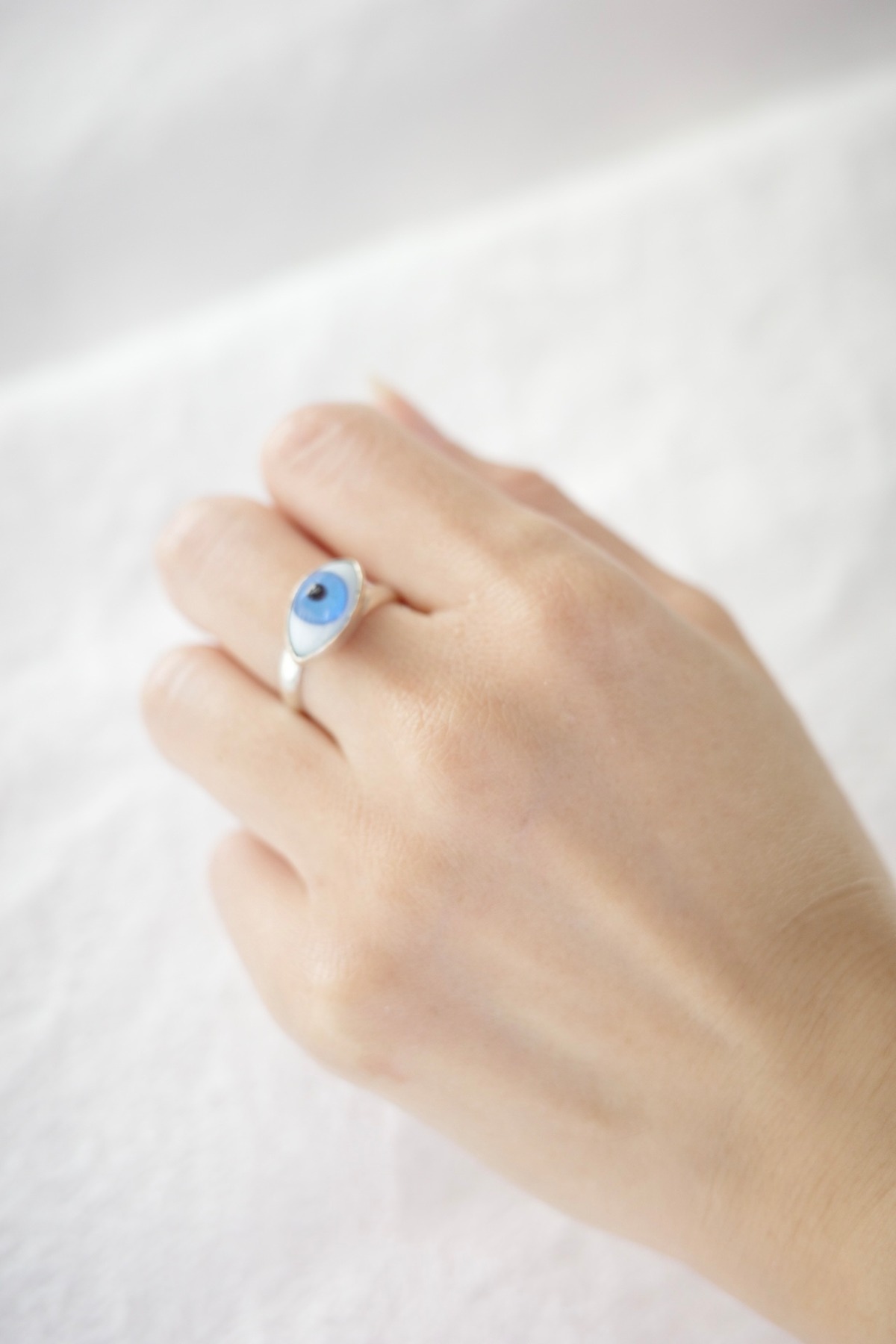 Mexican Blue eye ring | optionthe6