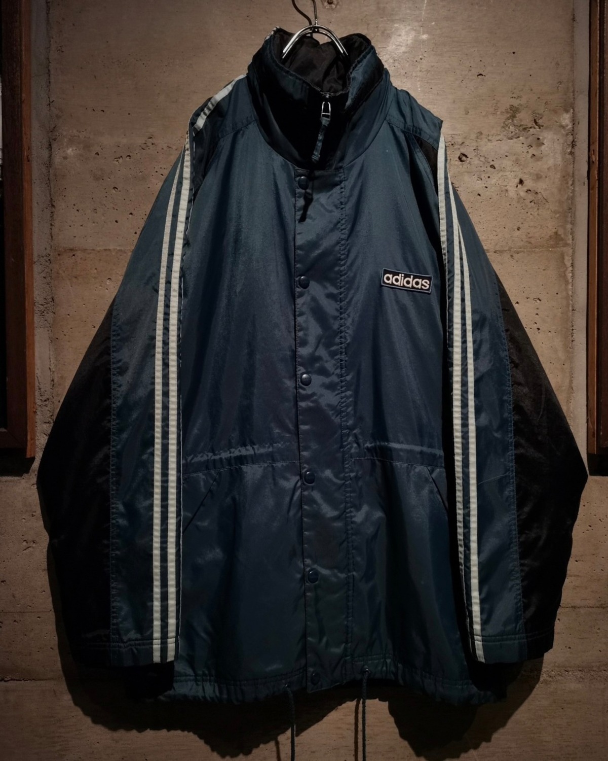 【Caka】"adidas" 90's Middle Length Loose Nylon Jacket | Caka(カカ）下北沢古着屋 ...