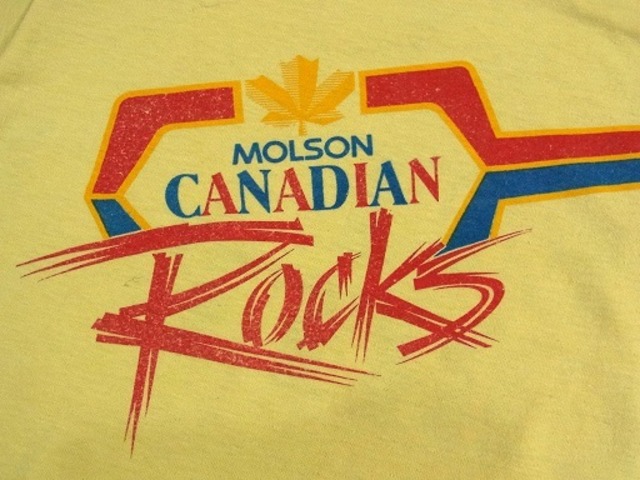 80's MOLSON CANADIAN ROCKS ヴィンテージ Tシャツ | CYCLONE
