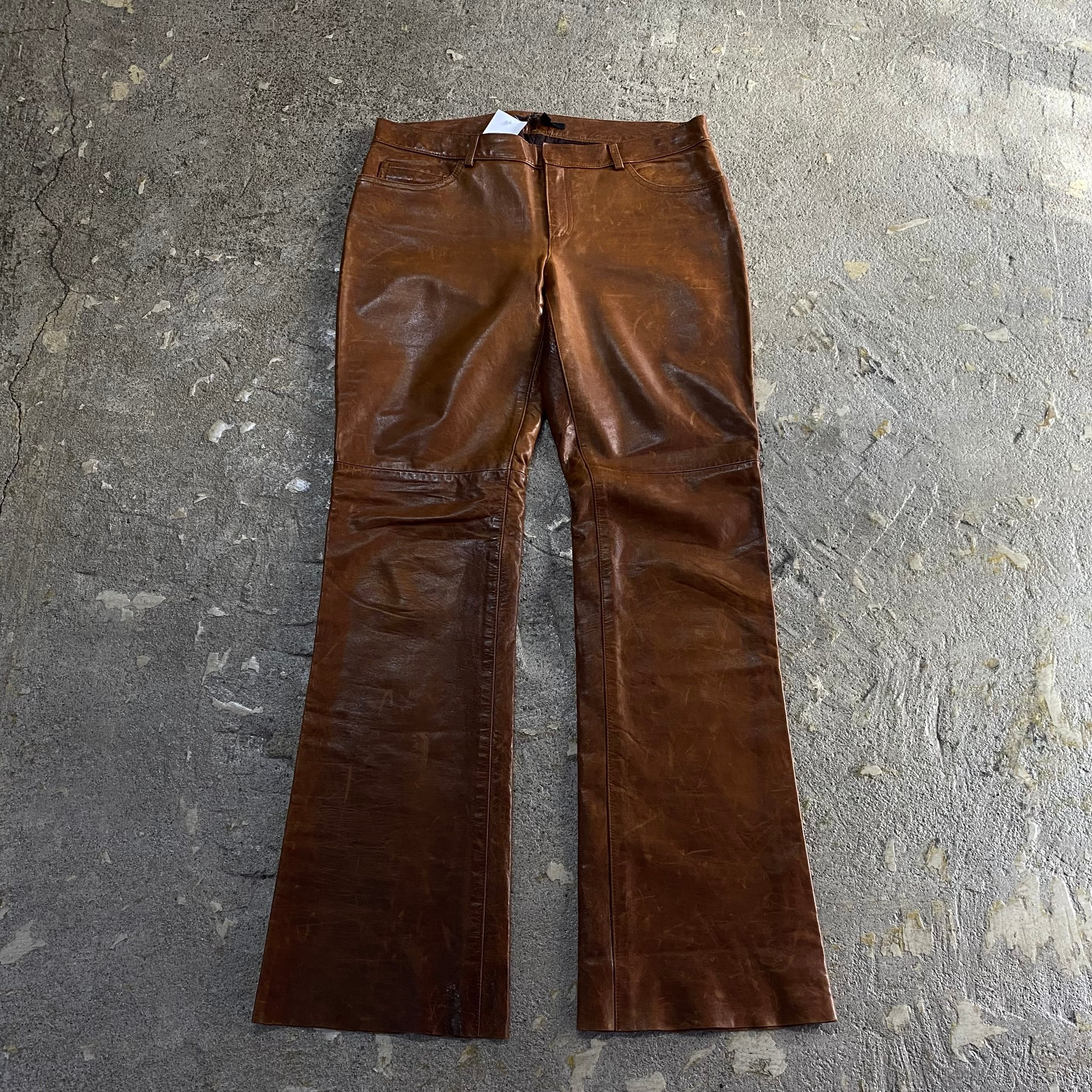 old theory flare leather pants【仙台店】 | What’z up