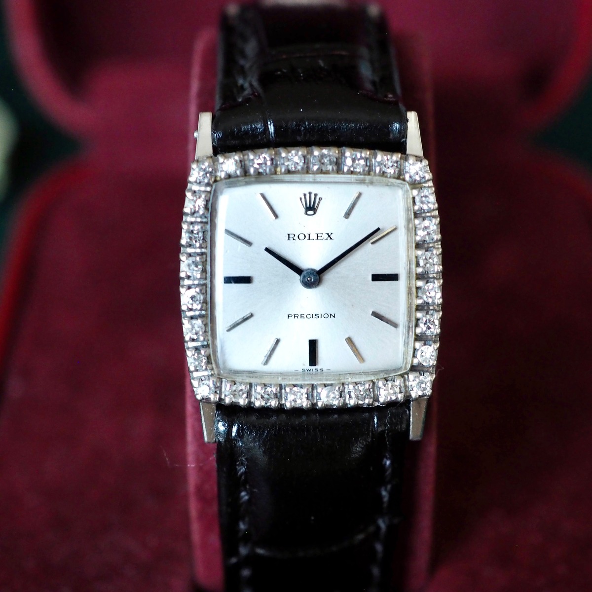 OH済 ROLEX ロレックス precision ダイヤベゼル アンティーク時計 | Plumage