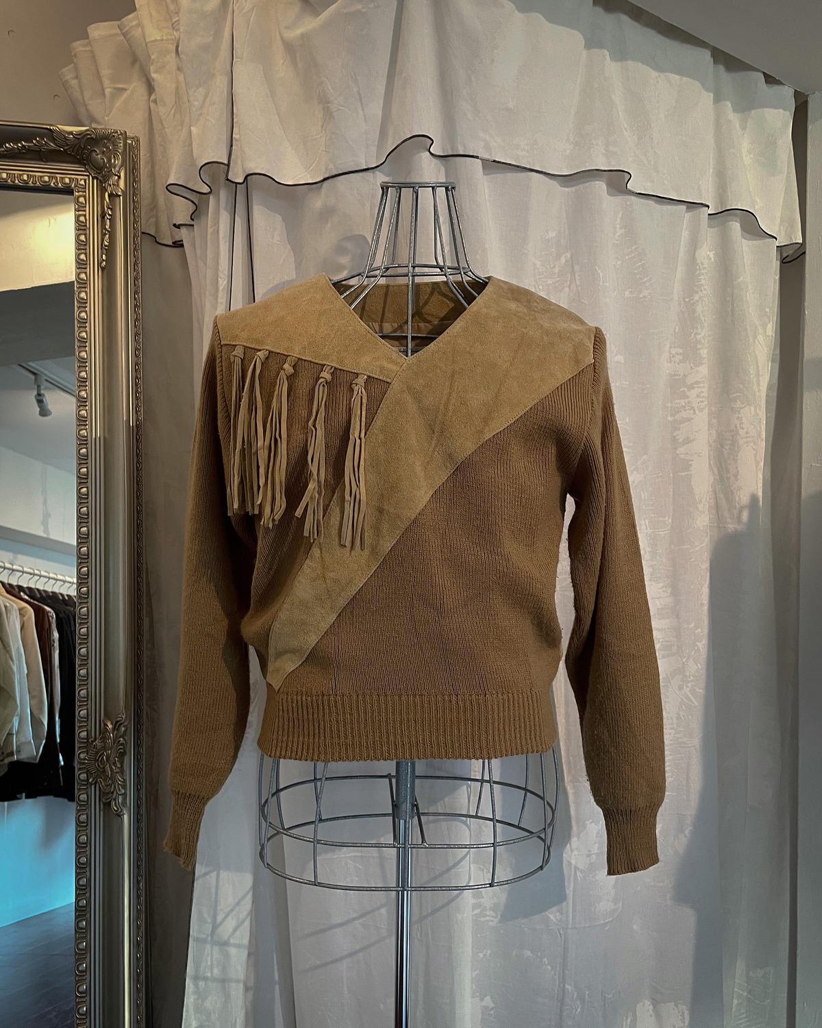 fringe western knit | Queens