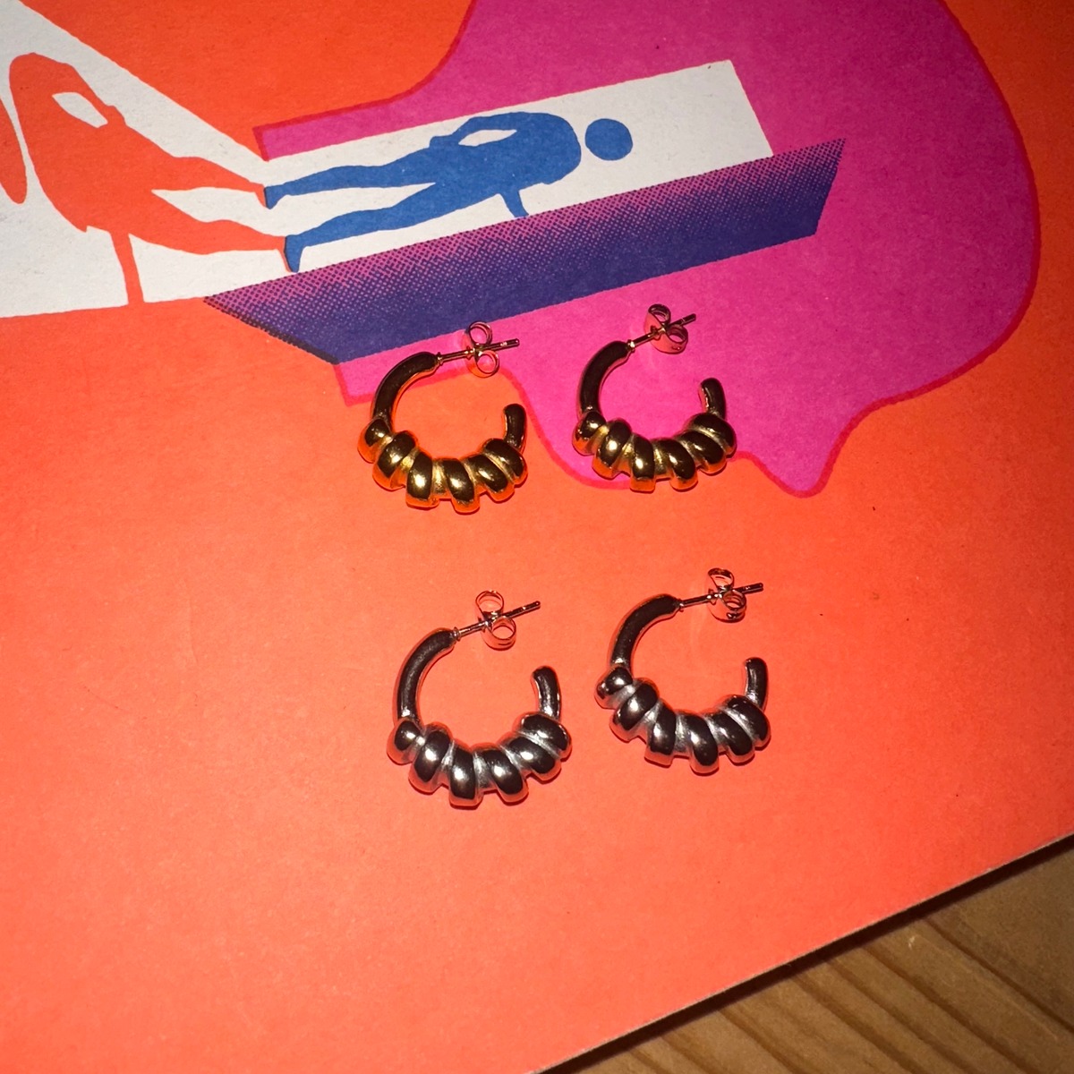 [送料無料]stainless coil piercing | ta:id tokyo