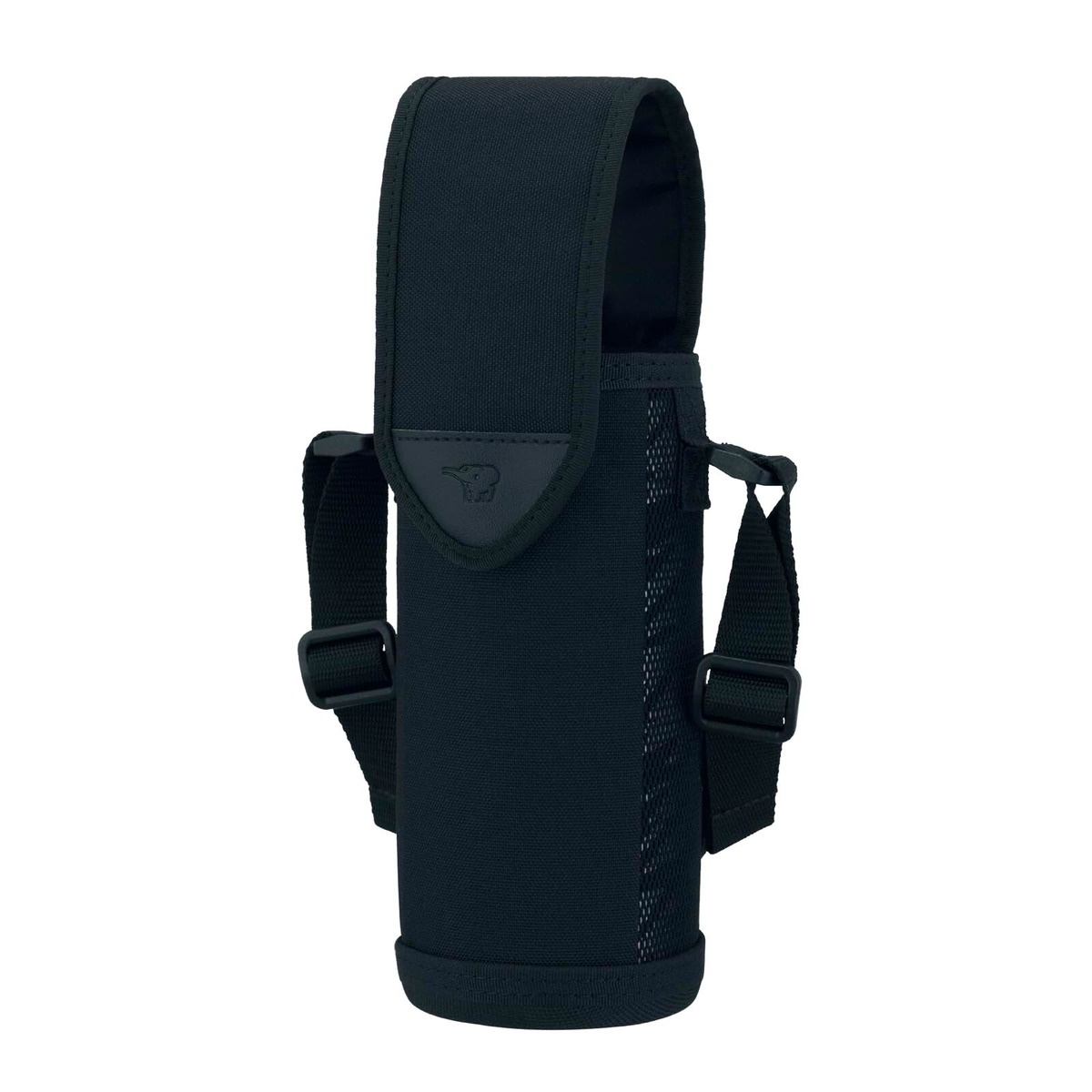 【新着商品】象印マホービン 水筒カバー 480ml用 肩掛け 洗濯機洗いOK 名前が書けるネームタグつき ステンレスボトルカバー ブラック MC-DA02-BA | kagayaki2