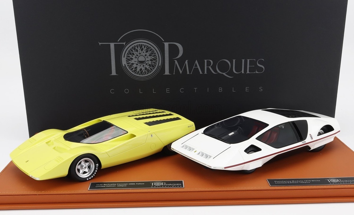 ミニカー 1/18 フェラーリ ピニンファリーナ モデューロ 512S TOPMARQUES 1/18 FERRARI PININFARINA SET MODULO 1970 + 512S ...