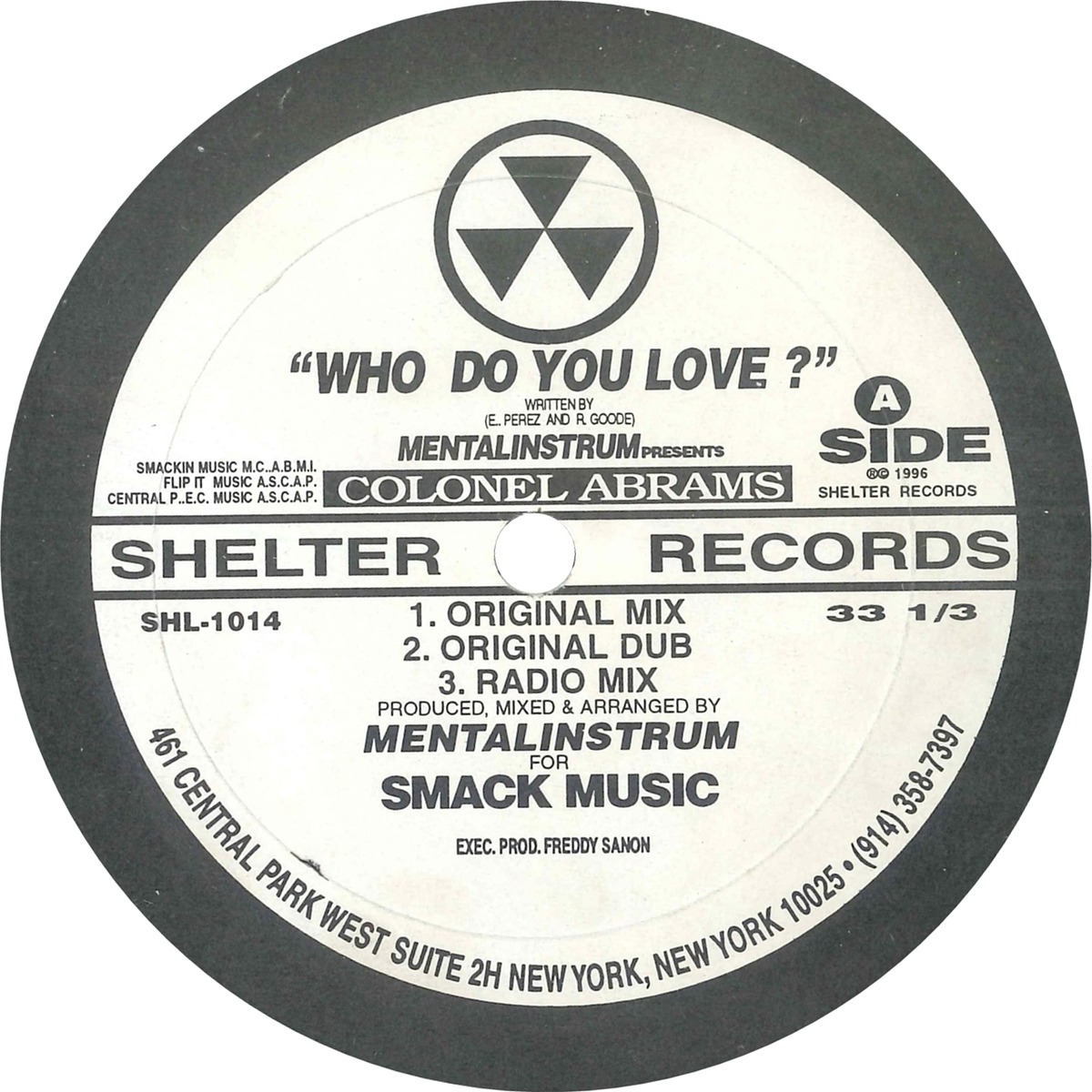 Mentalinstrum Presents Colonel Abrams – Who Do You Love? | First Floor ...