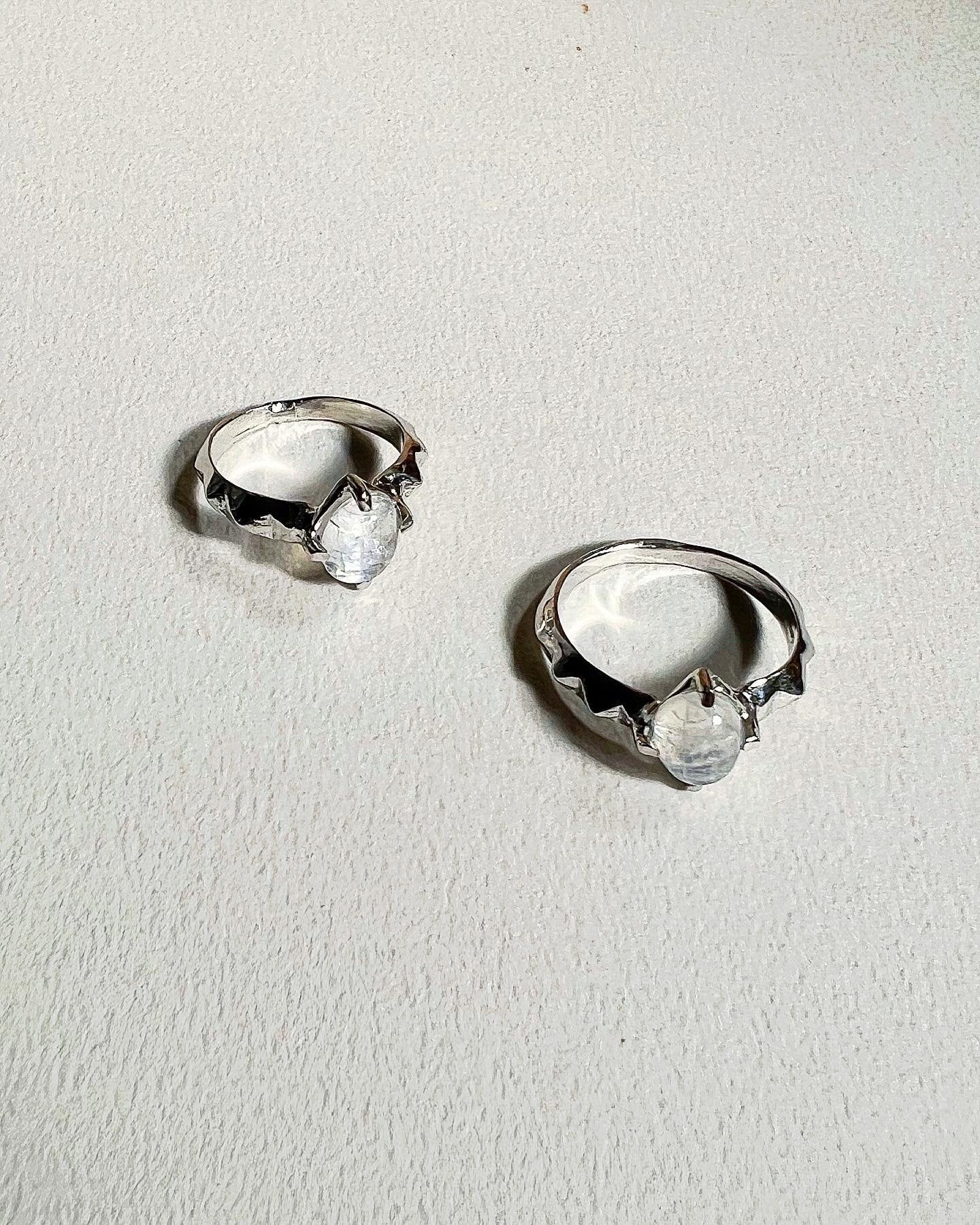 BAMBI X RUKUS ムーンストーンリング「Juliet aria」 | Silver925 Ring | RUKUS BY YASUHIRO TOMITA