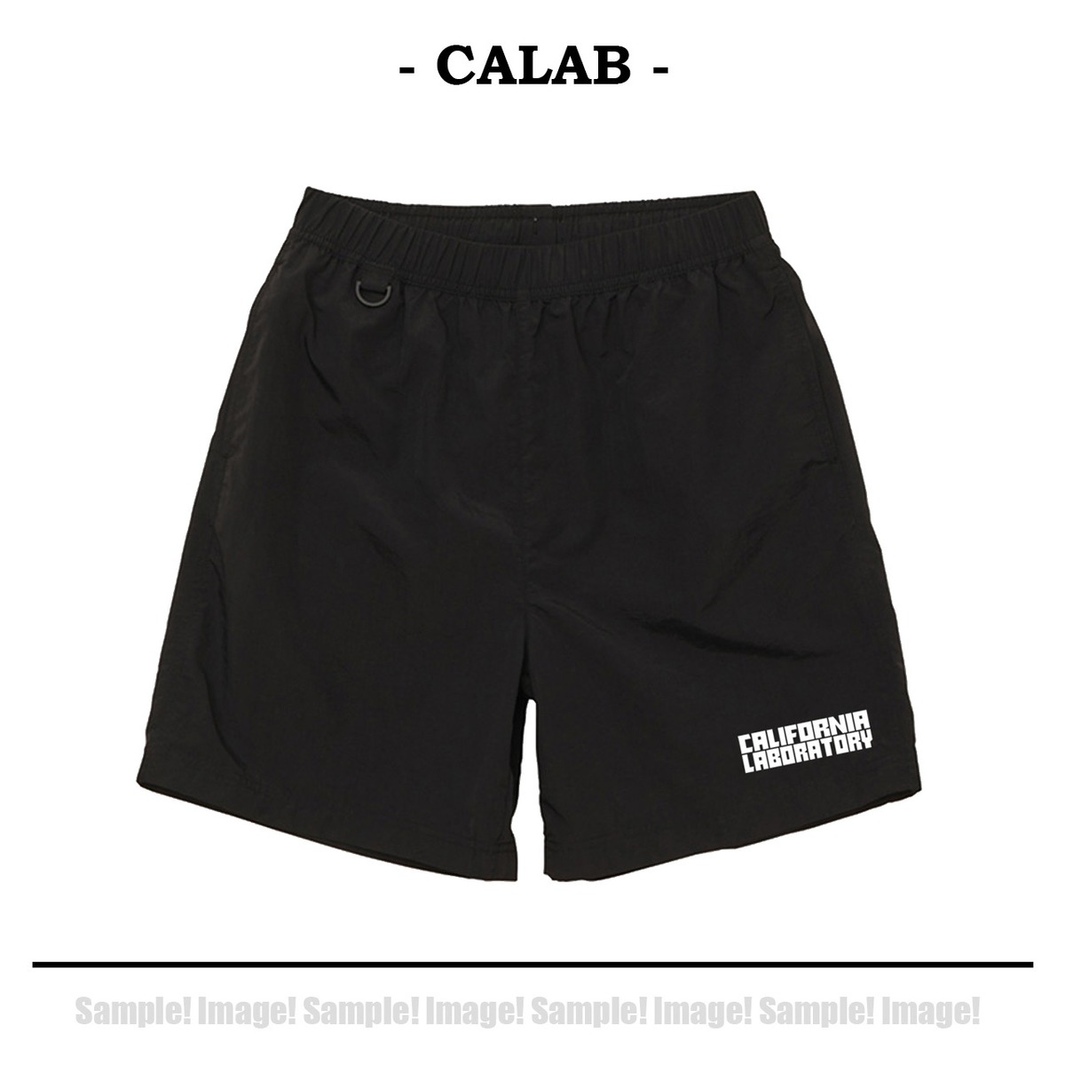 CALAB_BLOCK_SHORTS_BLACK | VIVAmart