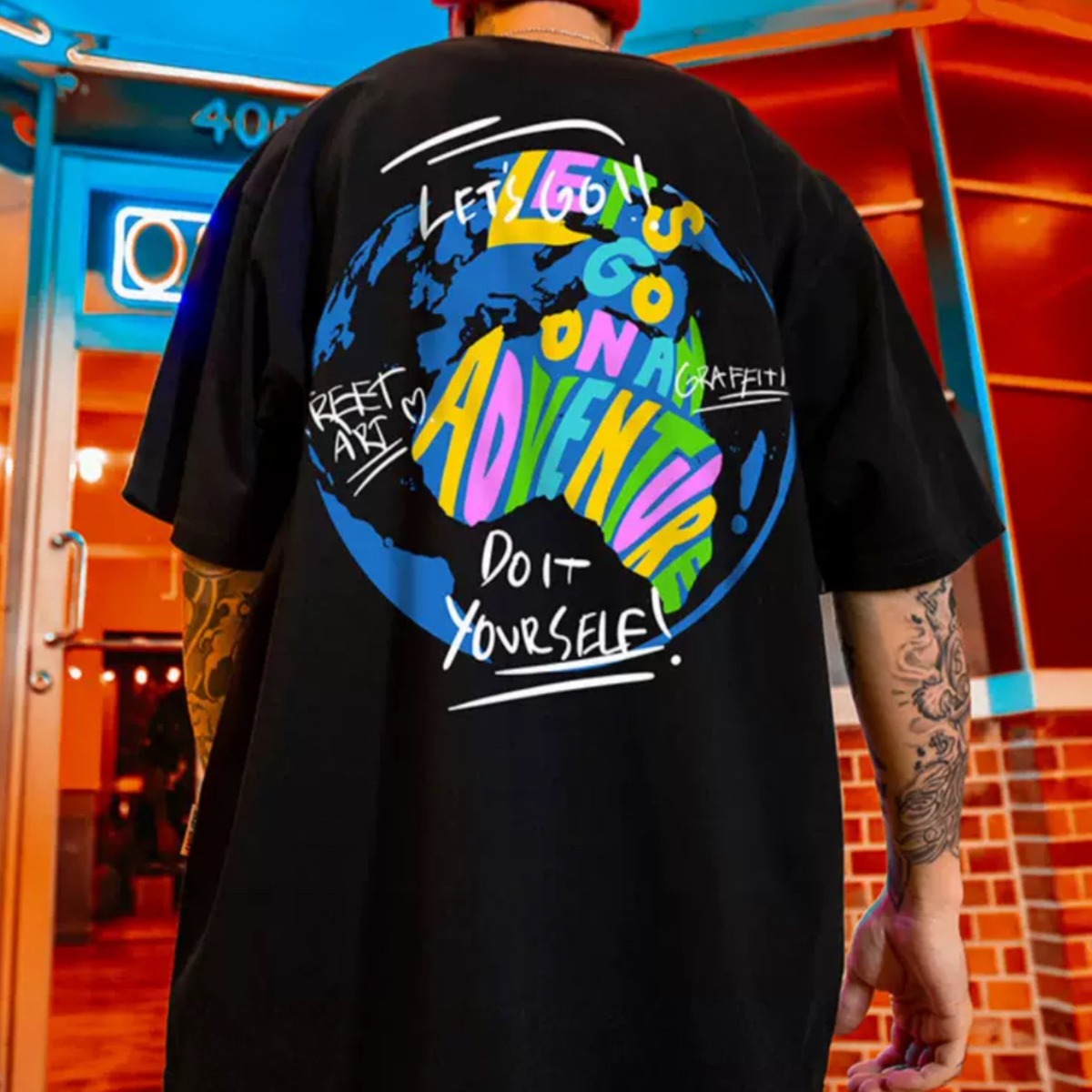 アメリカングラフィティShort sleeve 2col BL0035 | .Bliss