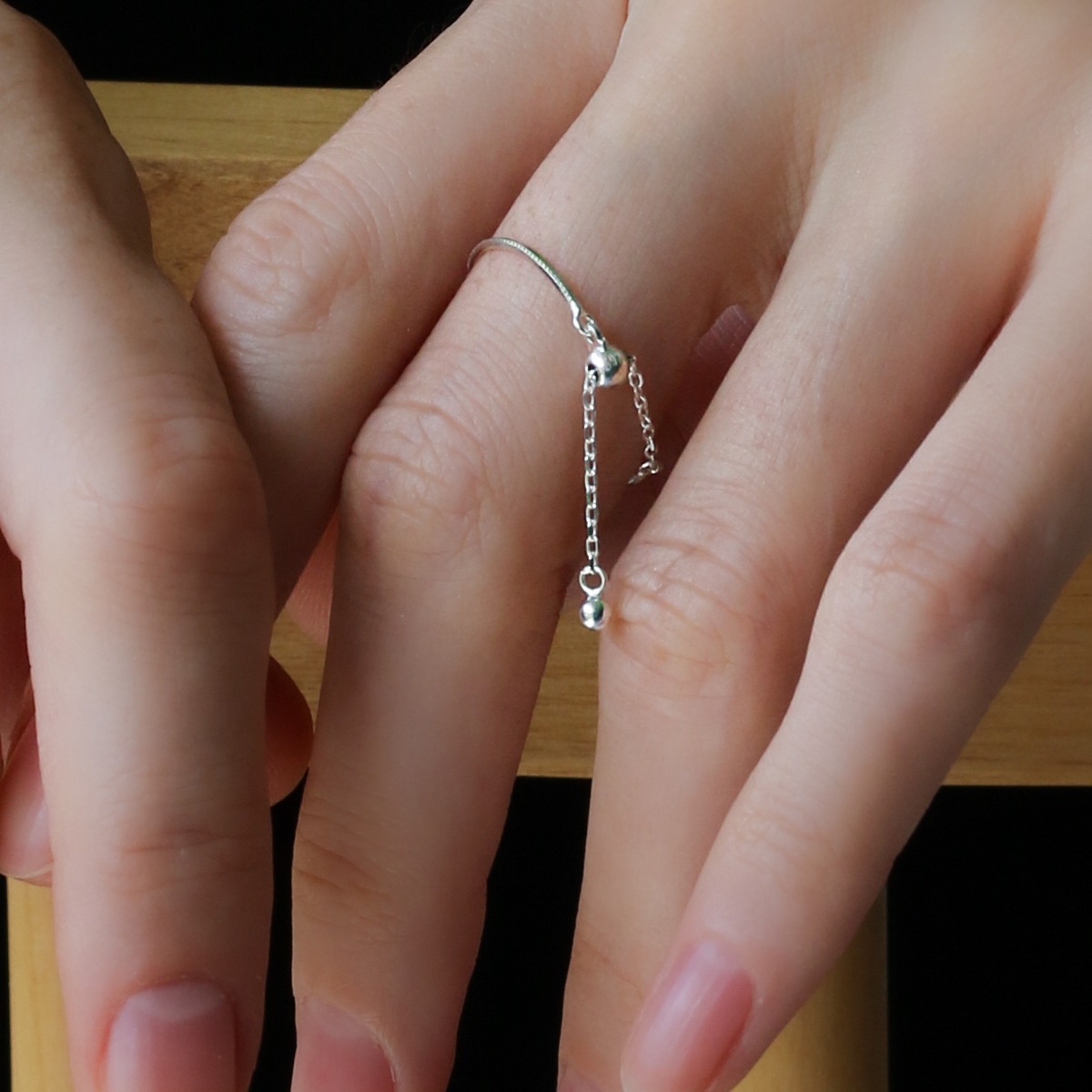 silver925 simple chain ring R220 | RIN. accessory ｜ステンレス・silver925 金属アレルギー対応アクセサリーなど