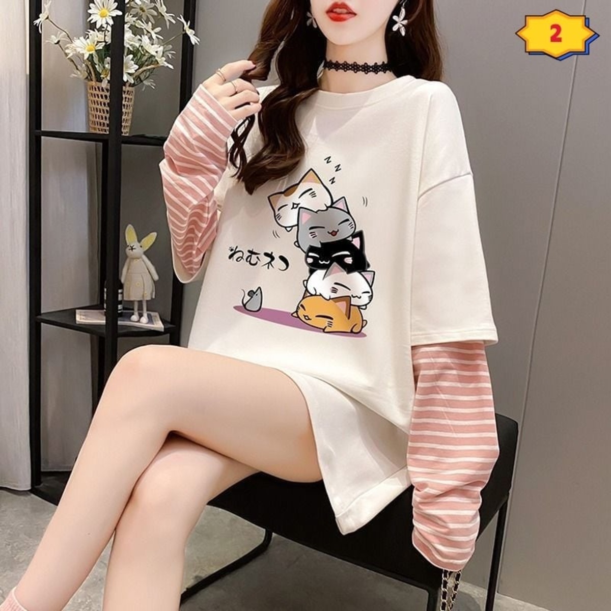 今季マストバイ ファッション カジュアル スウィートTシャツ | MOYAMI