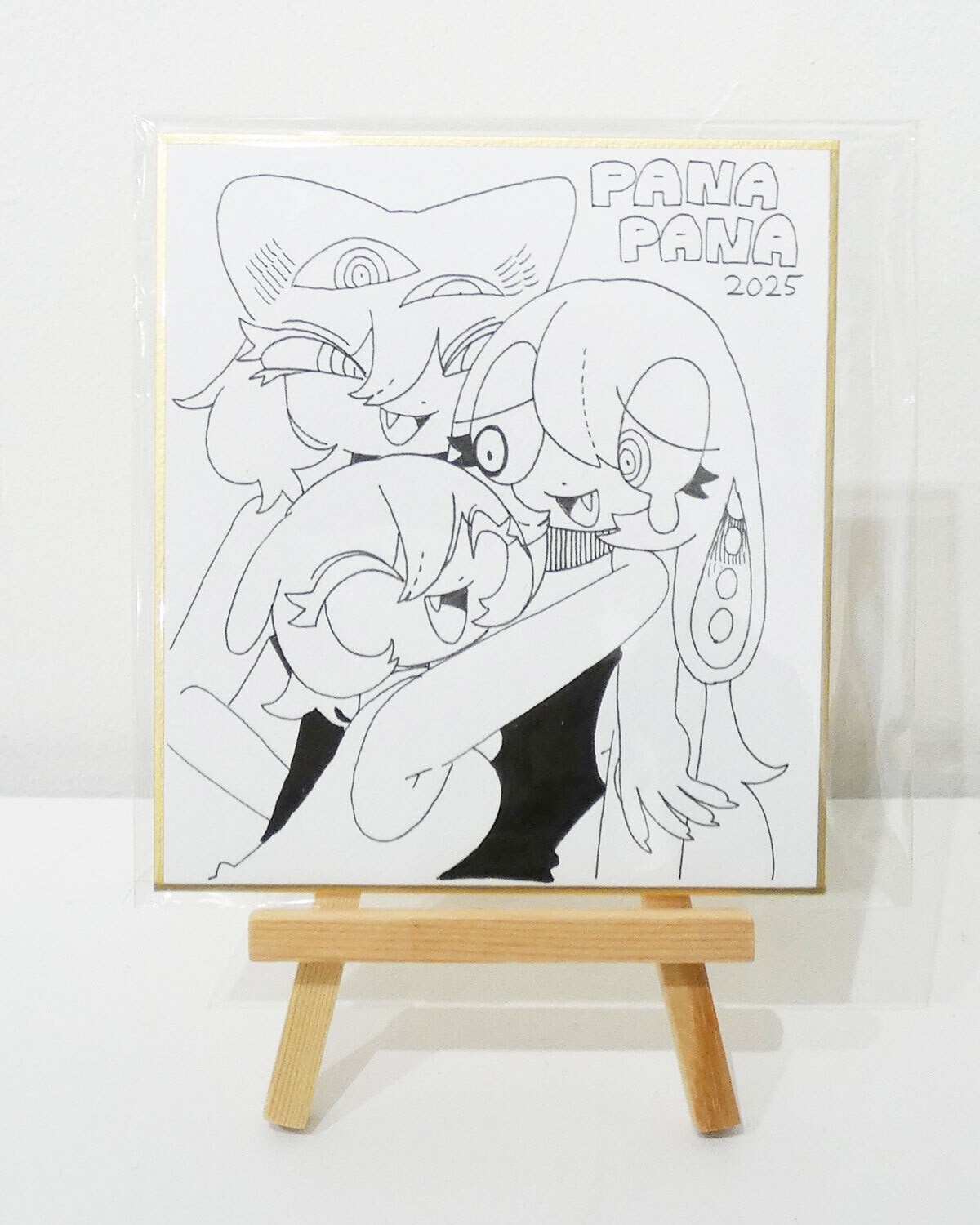 【PANAPANA】★1点物★原画色紙(モノクロ)24 | ACG SHOP4