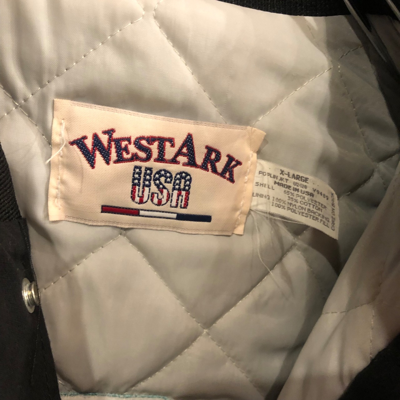 90s WESTARK Padding Varsity Jacket | VOSTOK