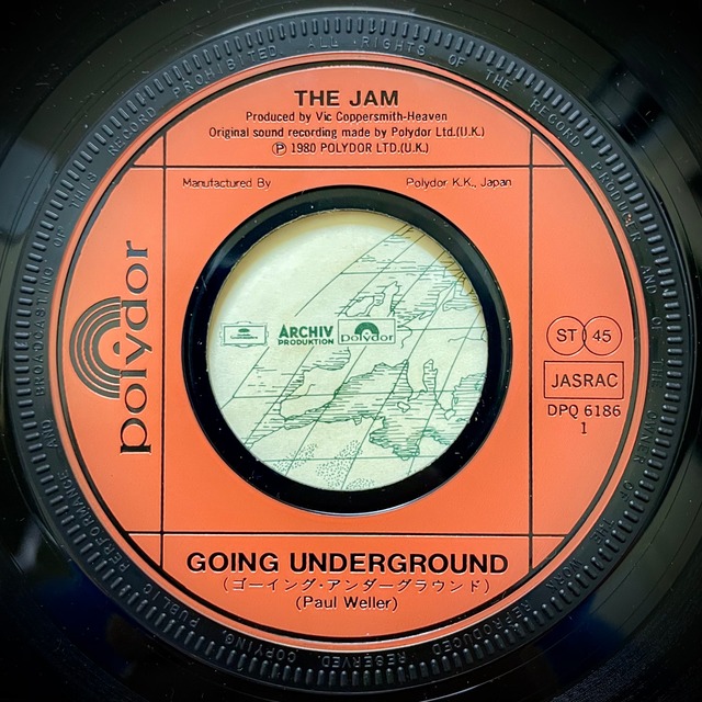The Jam - Going Underground [1980 UK/Japan] | PoP’n’RoLL Records