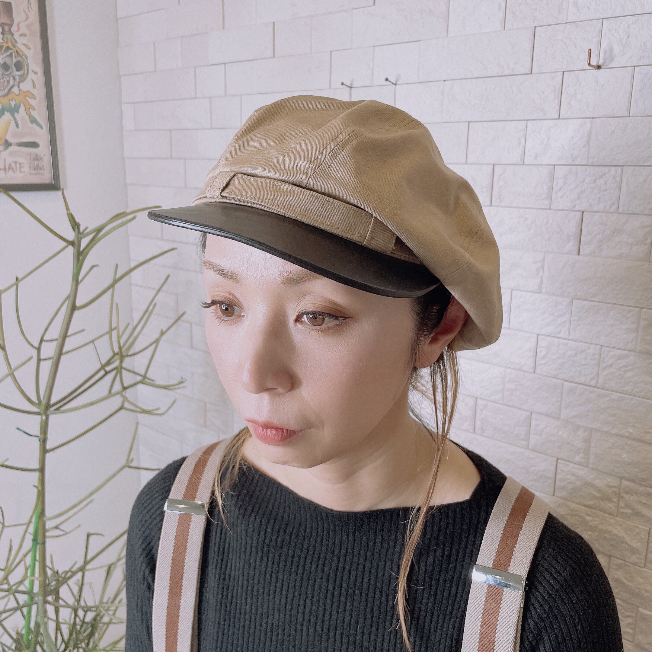 Dry Bones[ドライボーンズ] ジョニーキャップ Johnny Cap キャスケット DCS-244 (BLACK)