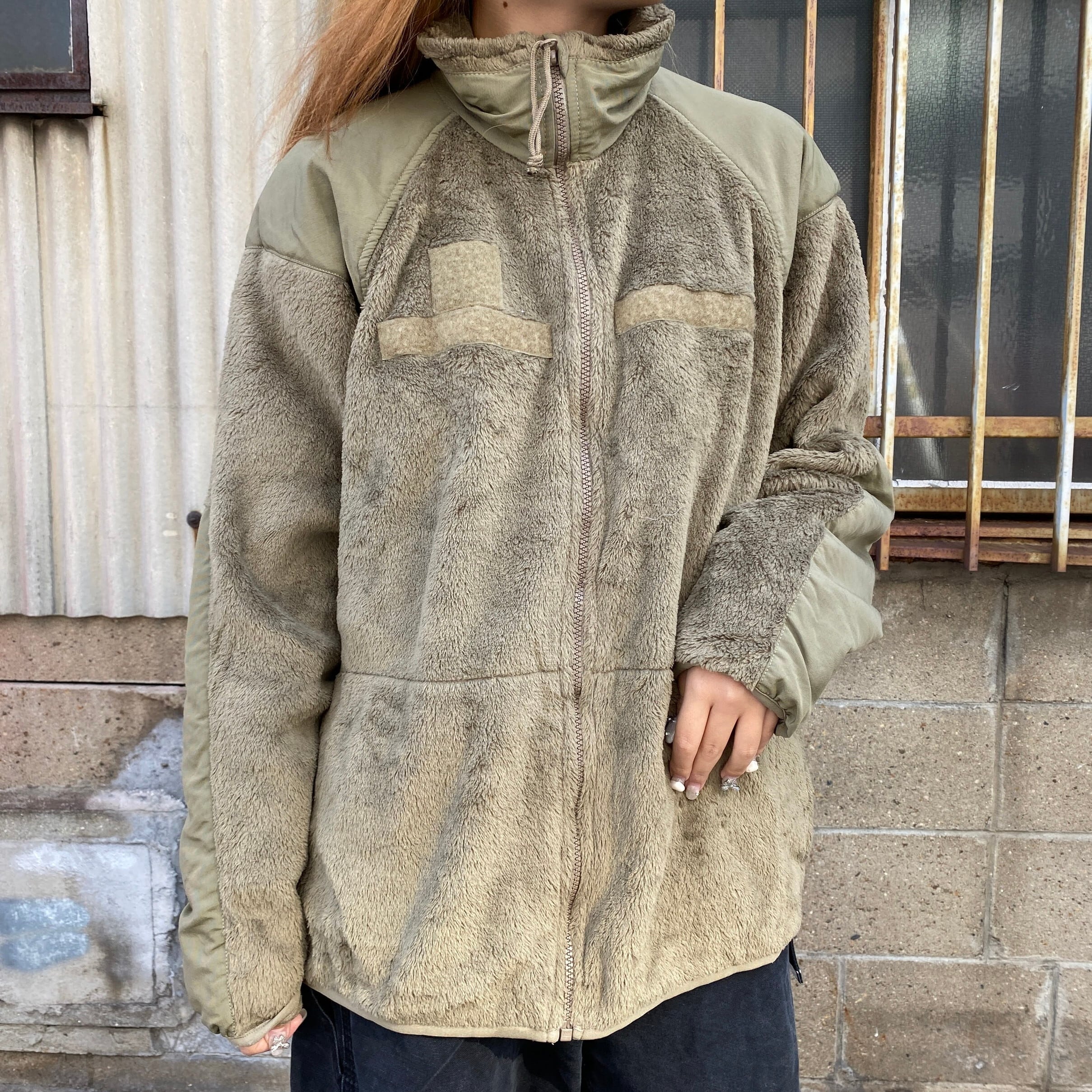 USA製 米軍実品 USMC ECWCS GEN3 POLATEC フリースジャケット メンズM 古着 ミリタリー ポーラテック コヨーテ ...