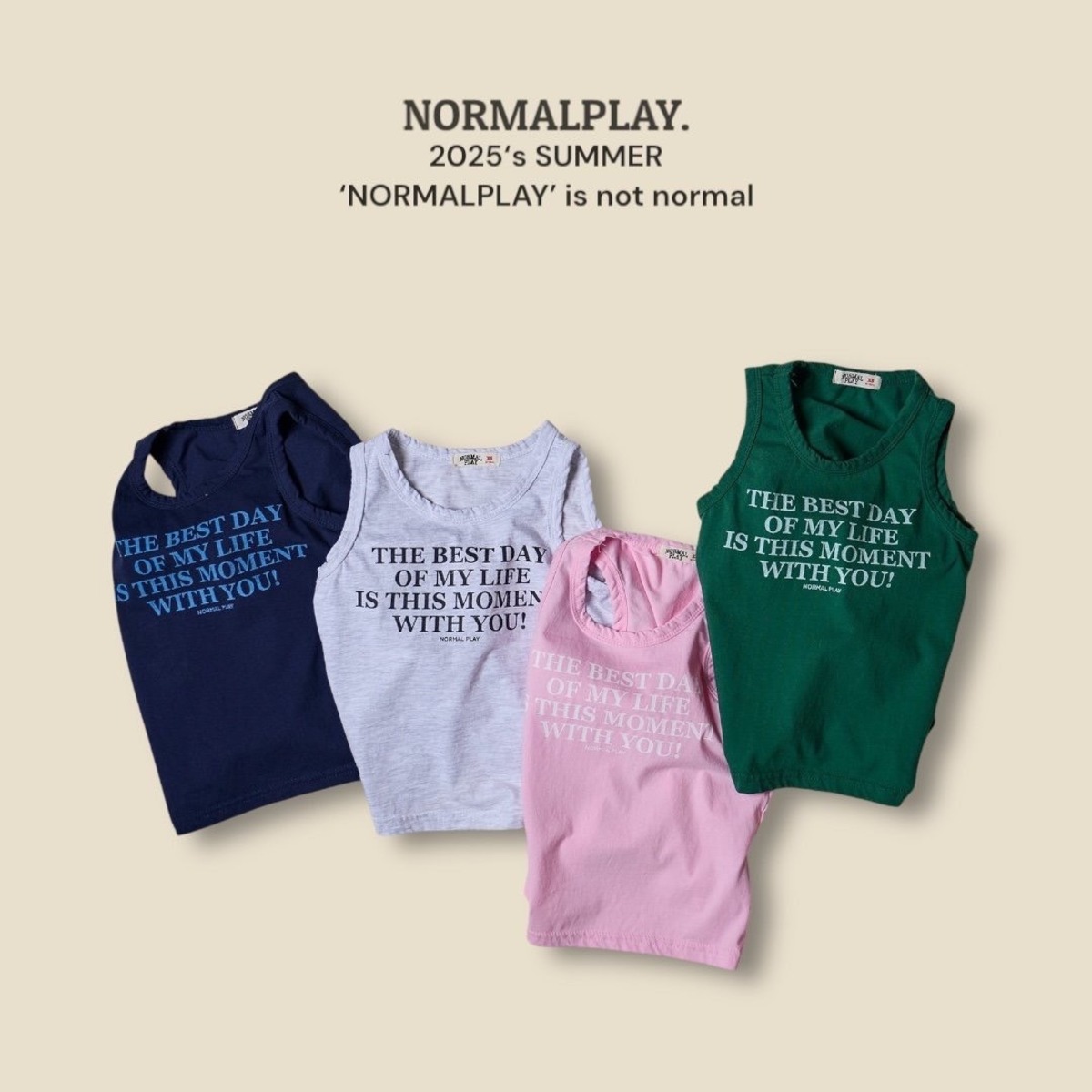 【即納】NORMAL PLAY / Best day sleeveless T 【送料無料】 | gyuu.