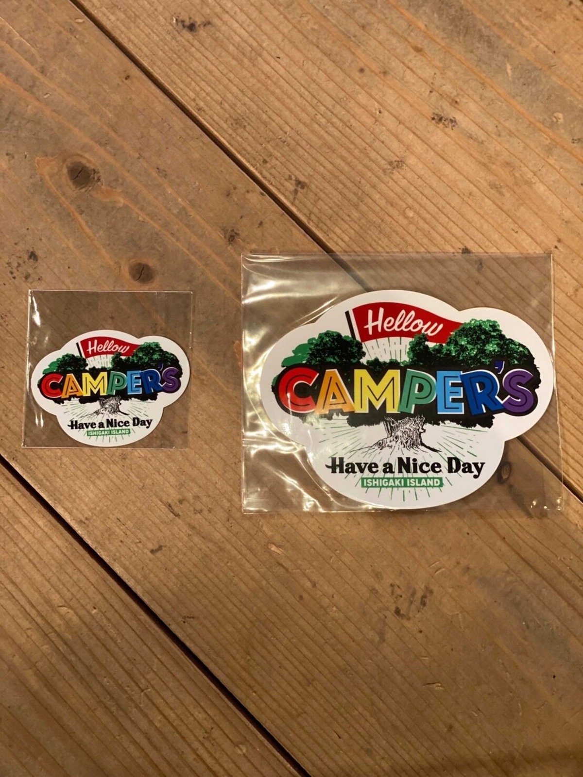 【Hellow CAMPER'S】 ORIGINAL STICKER/SMALL | Hellow Pop! Up!