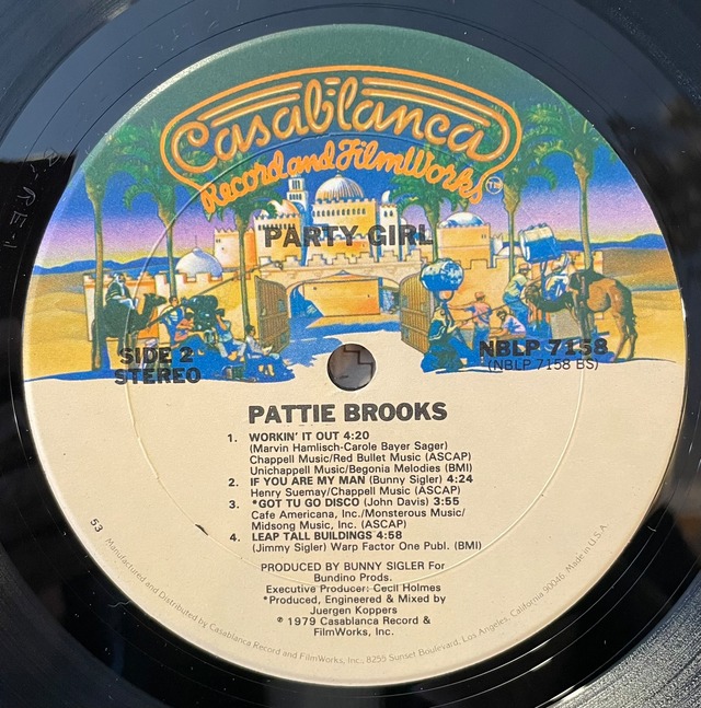 Pattie Brooks "Party Girl" LP | EAD RECORD