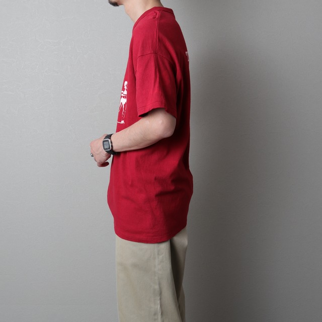 1980's MadeinUSA Vintage Printed T-shirt "steve macko run" 111137 | ulc ...