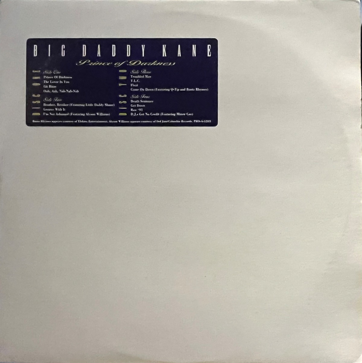 Big Daddy Kane – Prince Of Darkness (2LP) | oleo Records
